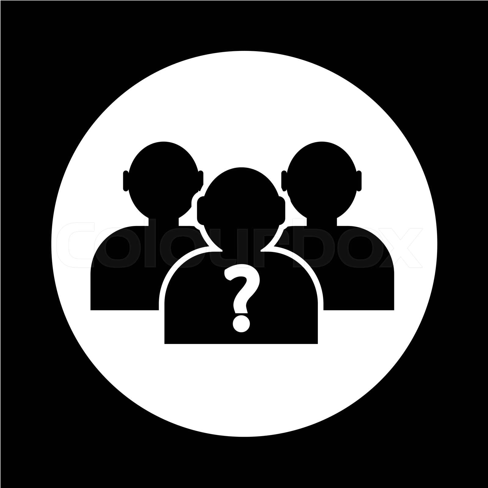 Who Icon | Stock vector | Colourbox