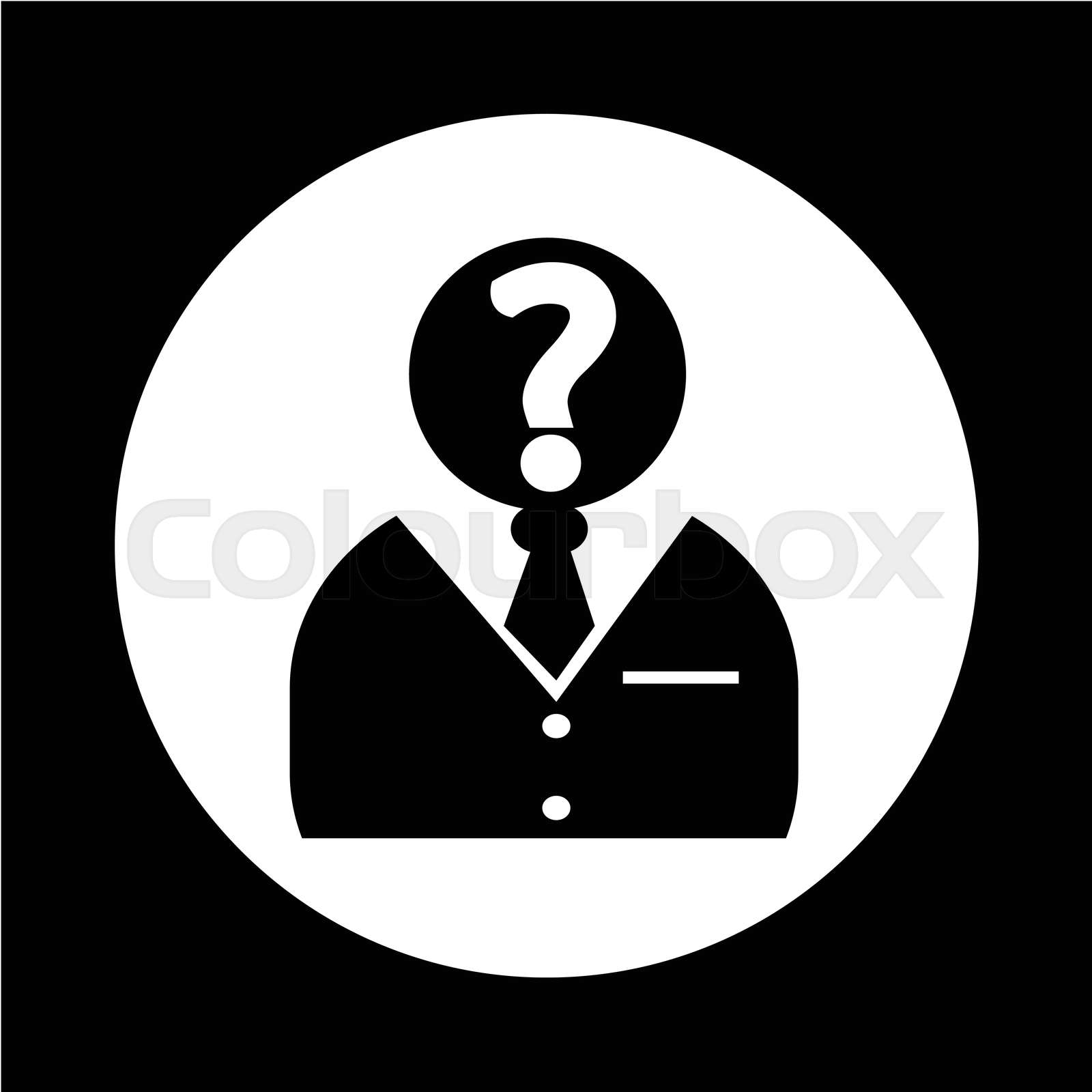 Who Icon | Stock vector | Colourbox