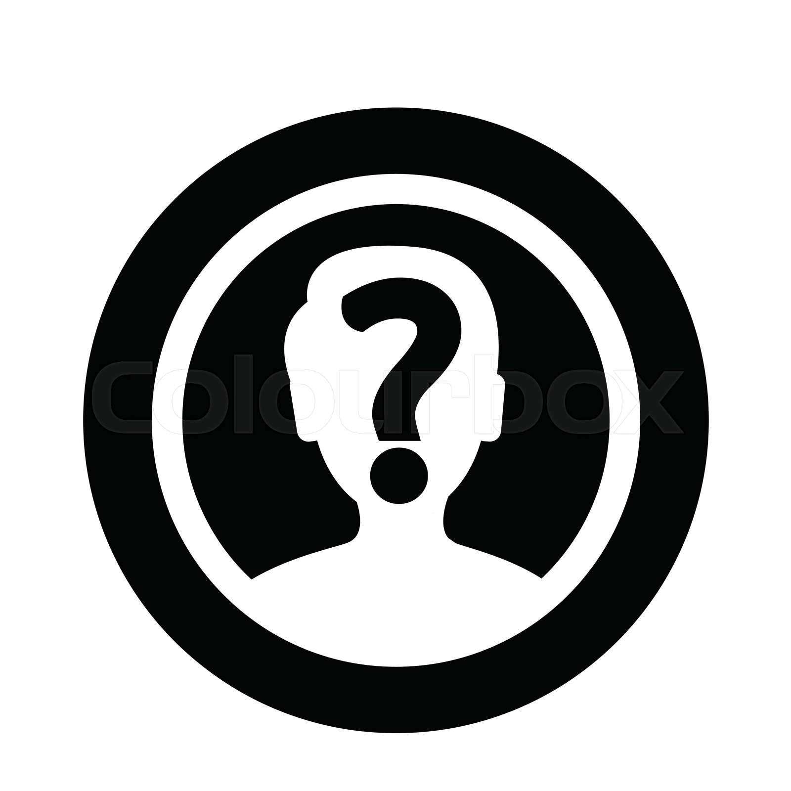 Who Icon | Stock vector | Colourbox