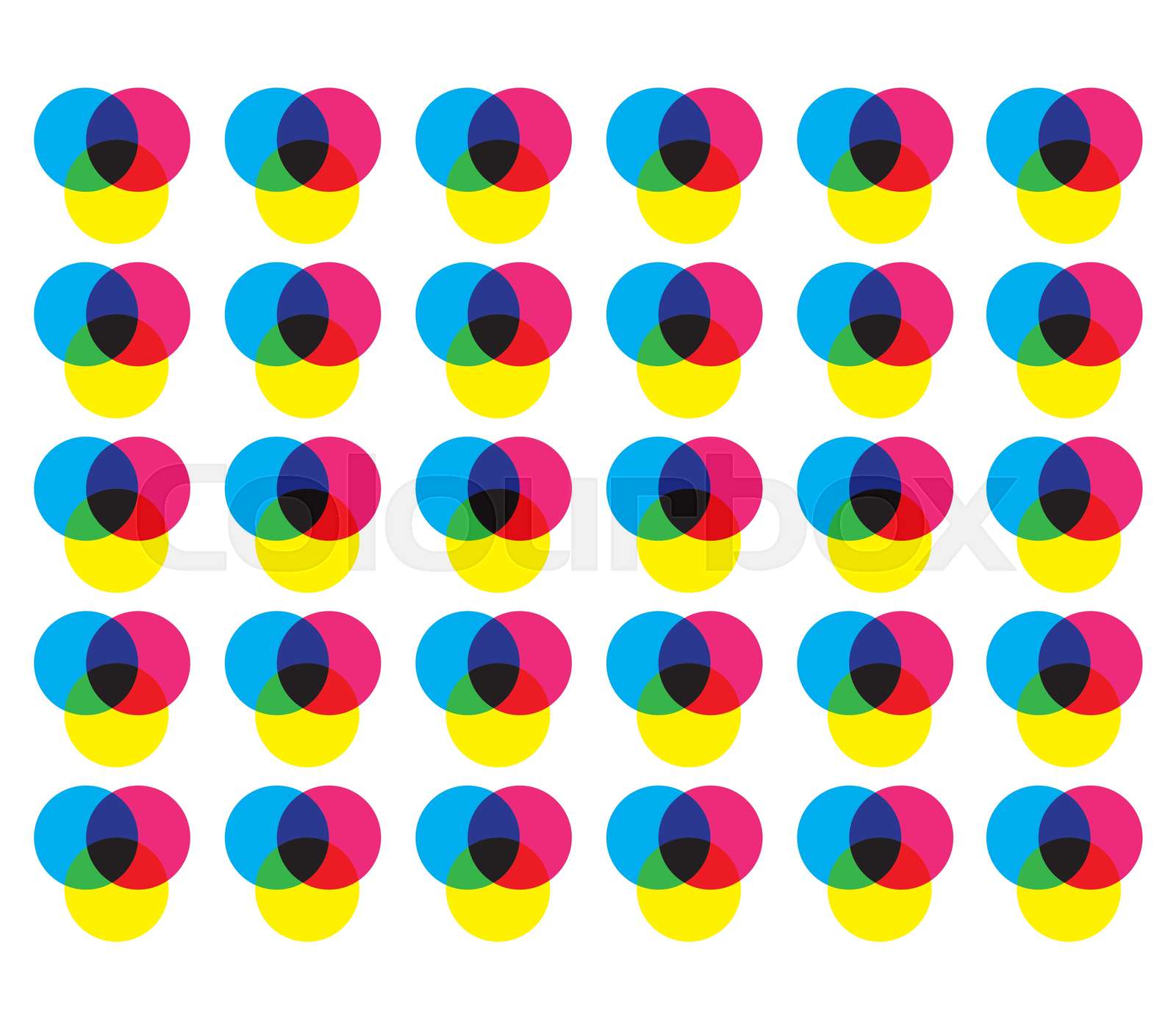 CMYK Background Design | Stock vector | Colourbox