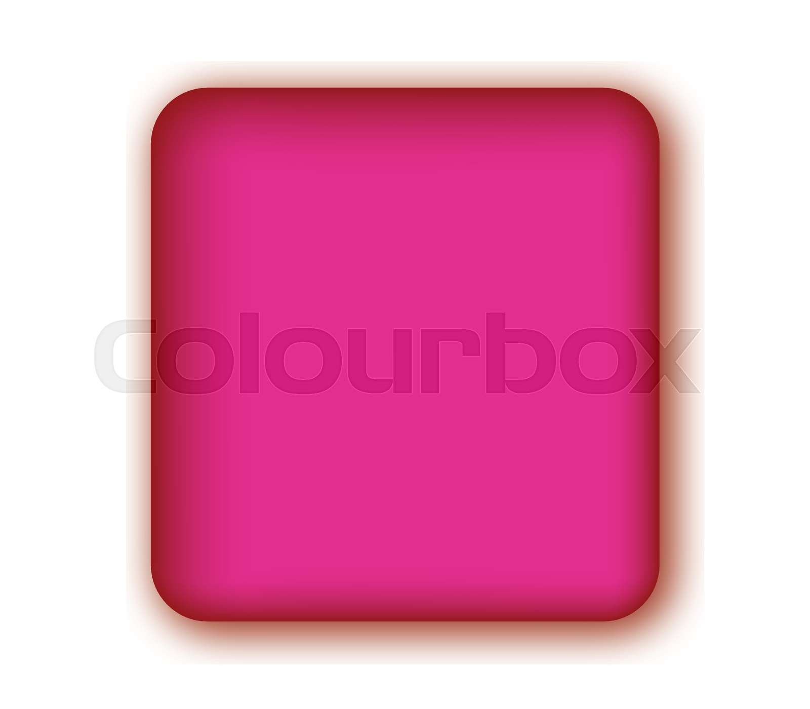 Pink Blank Button | Stock vector | Colourbox