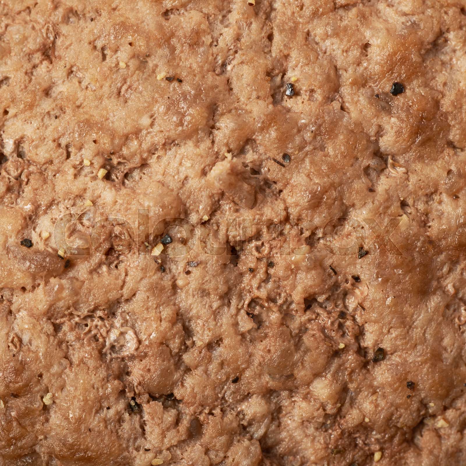 Texture of a burger patty | Stock image | Colourbox