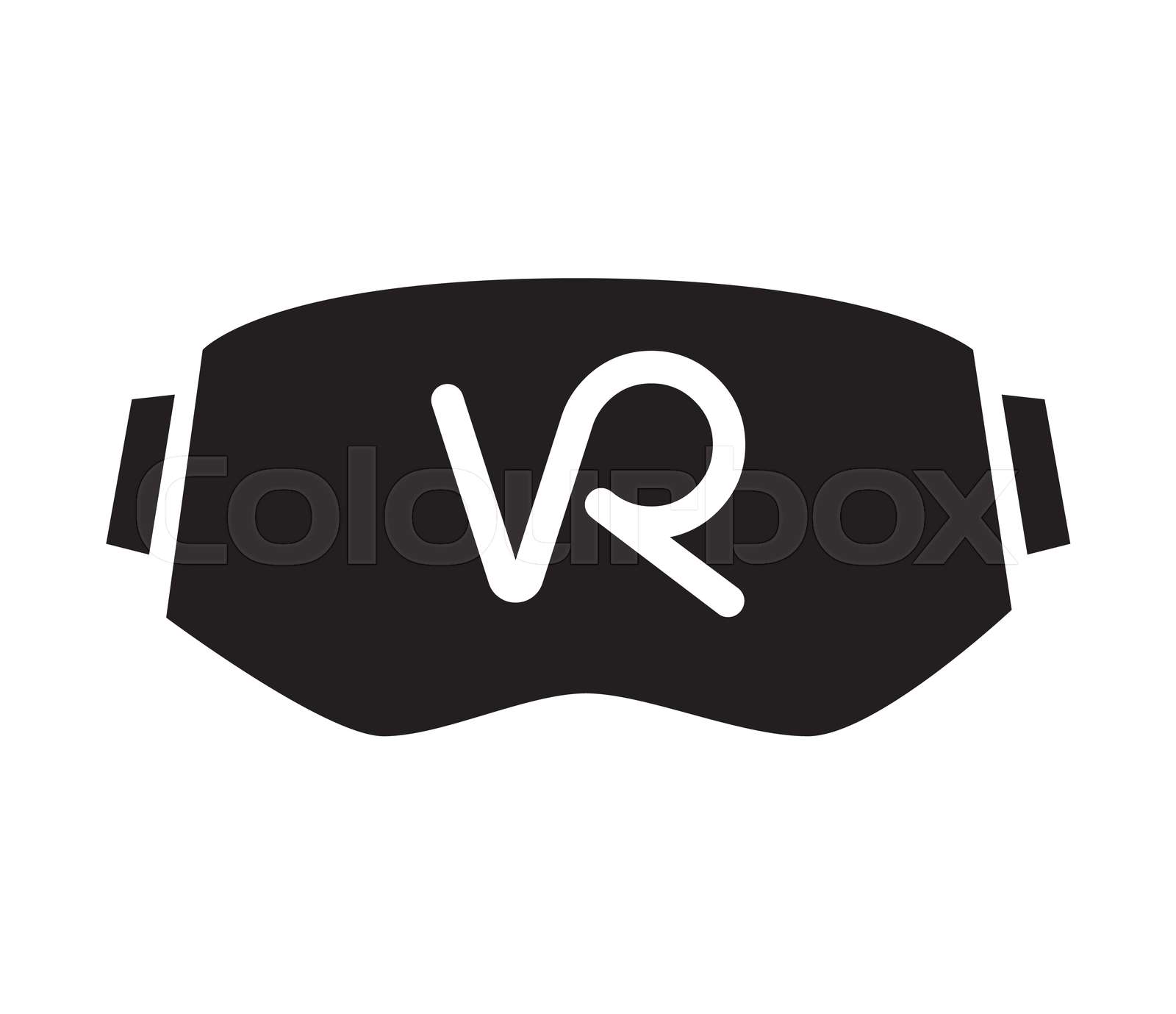 3D VR Logo and Eyewear | Stock vector | Colourbox