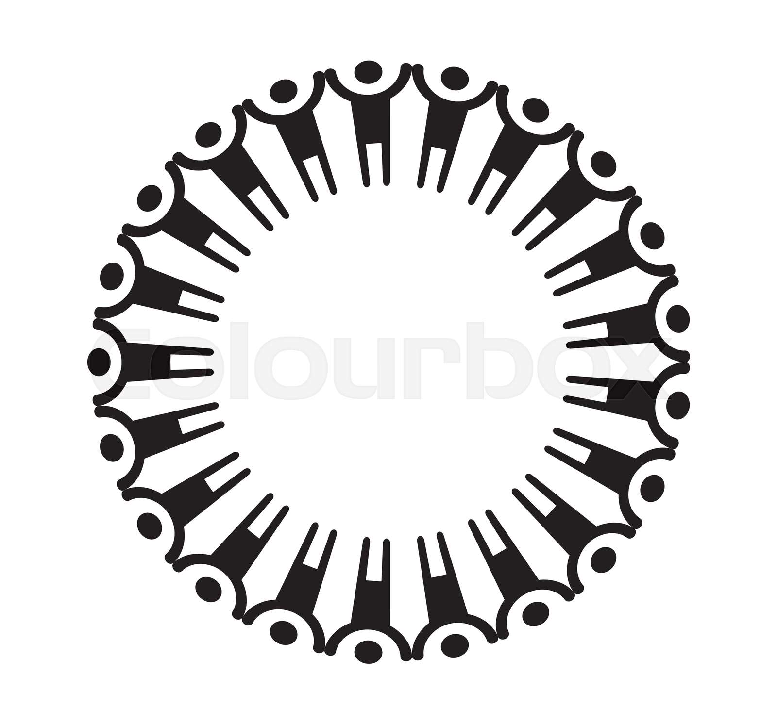 People Holding Hands | Stock vector | Colourbox