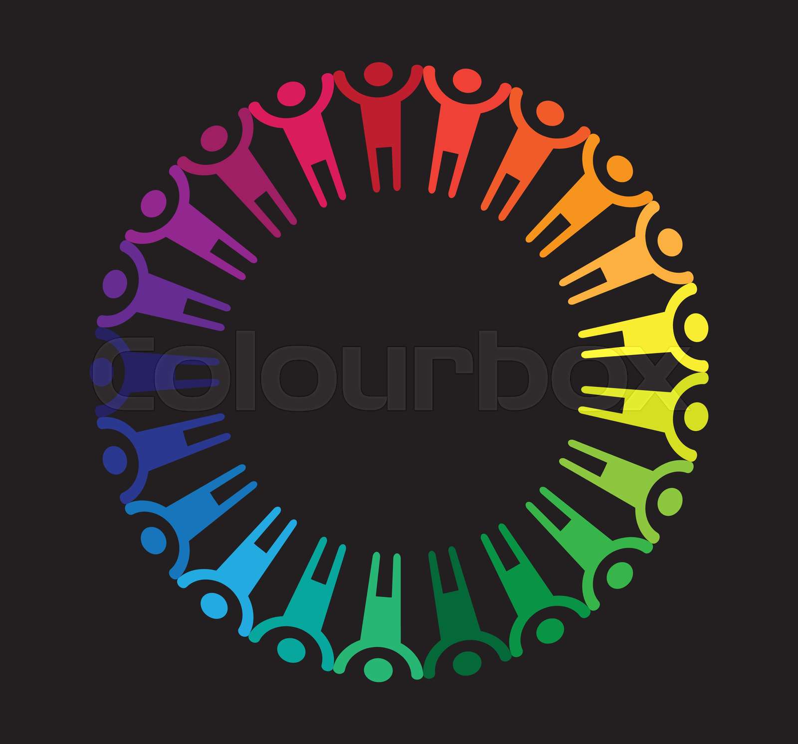 People Holding Hands | Stock vector | Colourbox