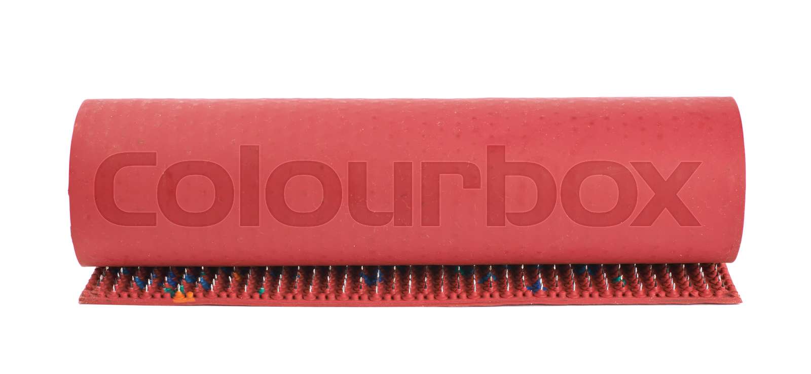 Orthopedic mat with spikes isolated | Stock image | Colourbox