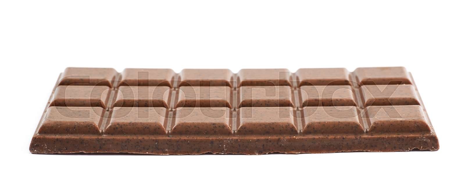 Single chocolate bar isolated | Stock image | Colourbox