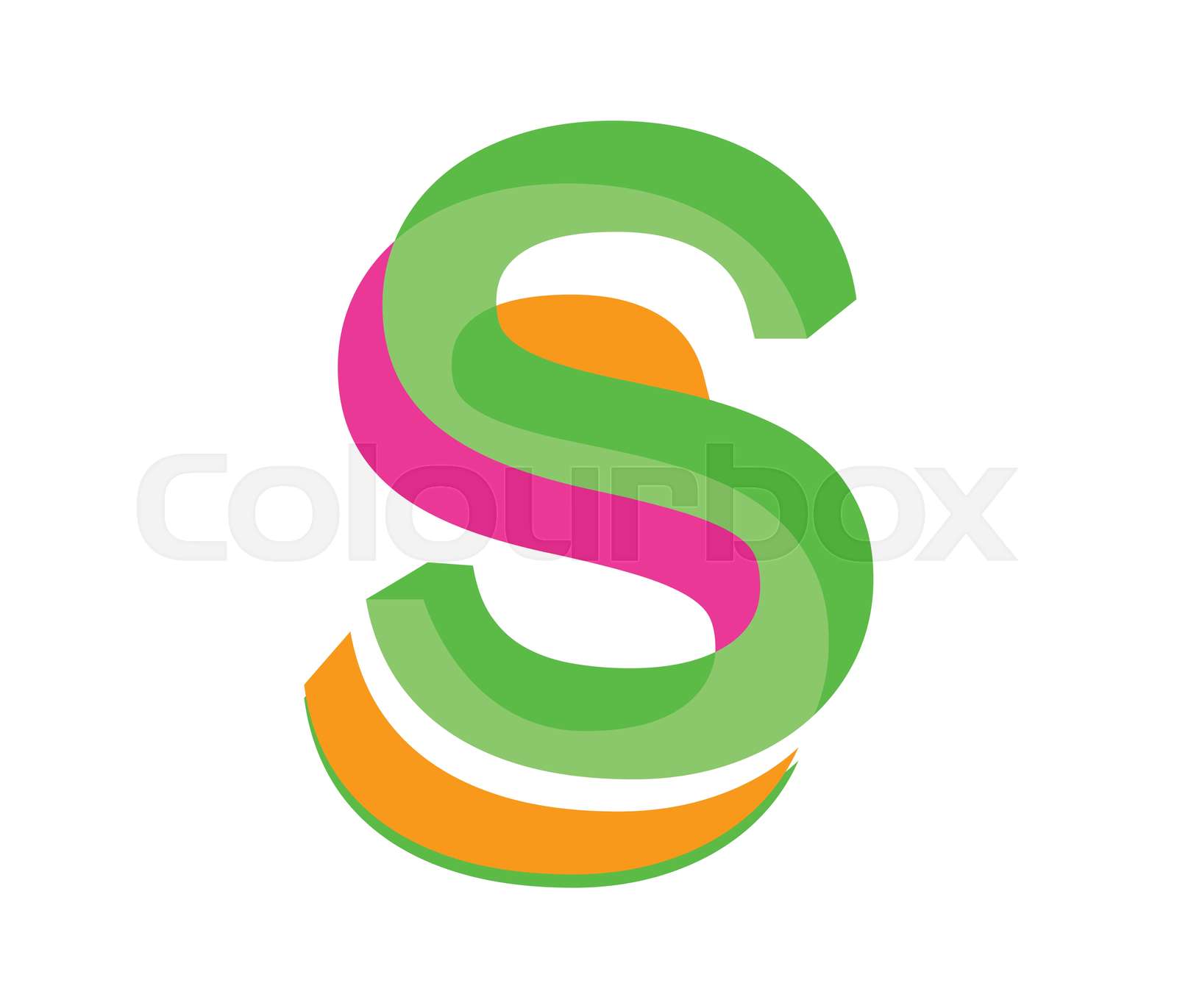 Icon Design for S Letter | Stock vector | Colourbox