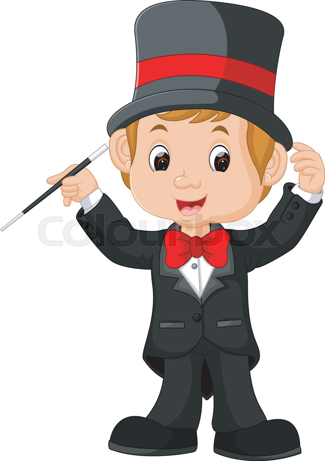 Boy Magician cartoon | Stock vector | Colourbox