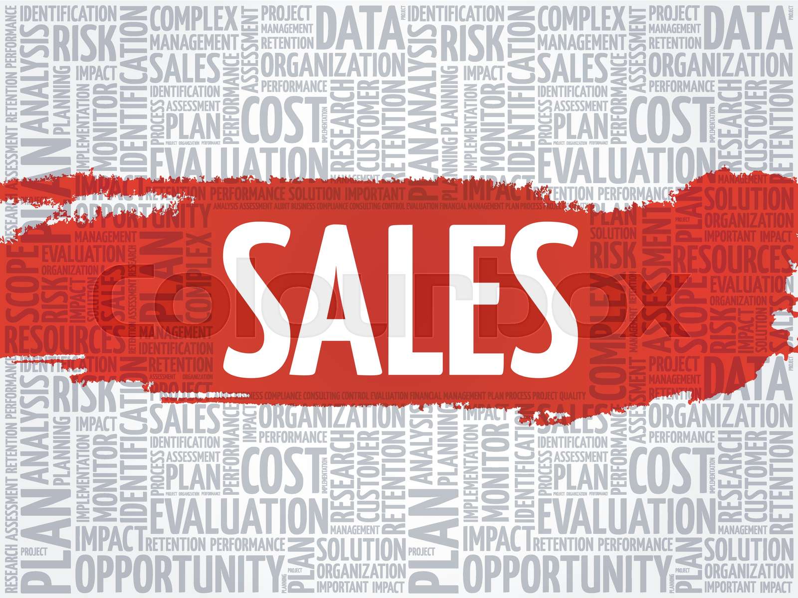 Sales word cloud | Stock vector | Colourbox