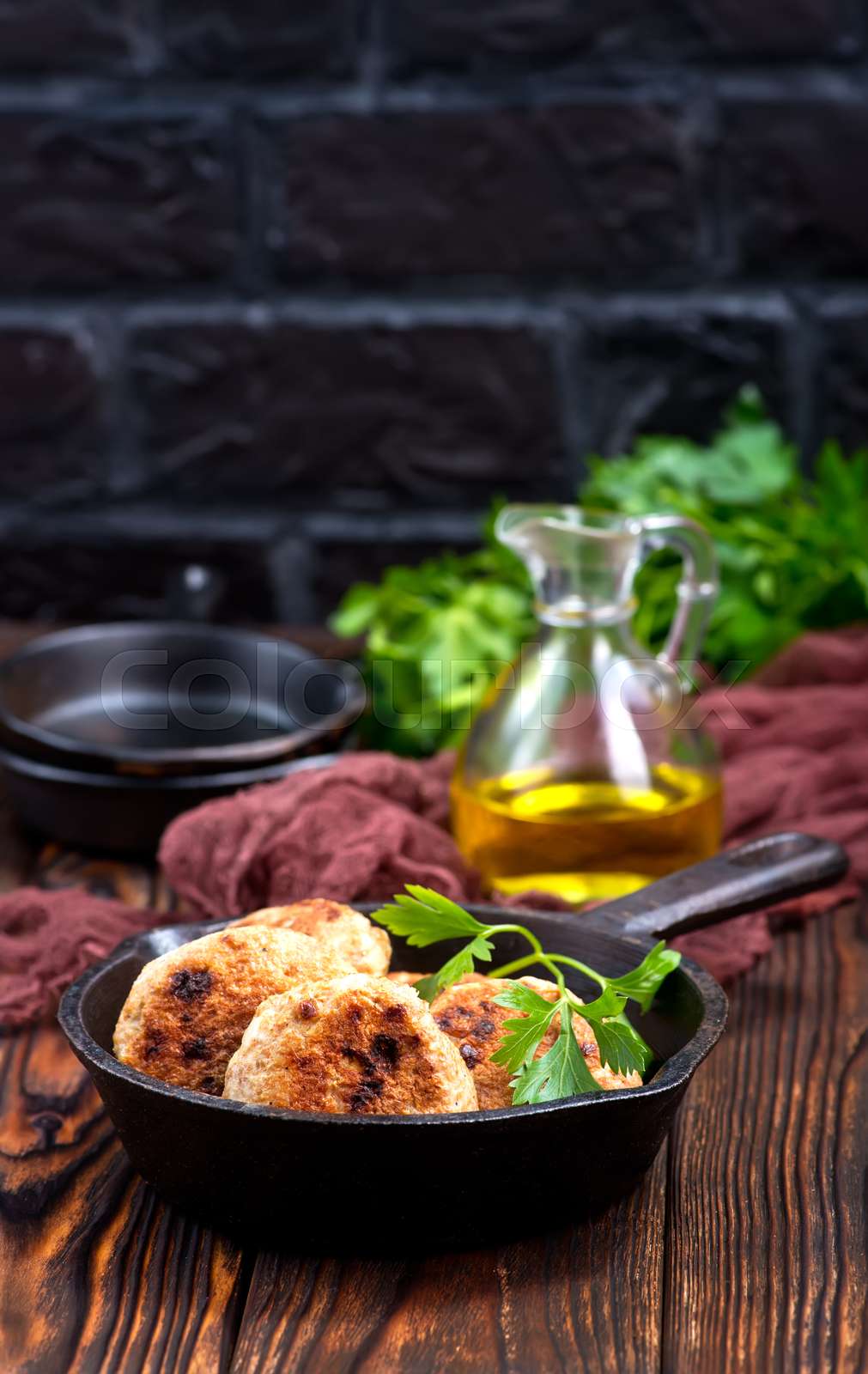 fried cutlets | Stock image | Colourbox