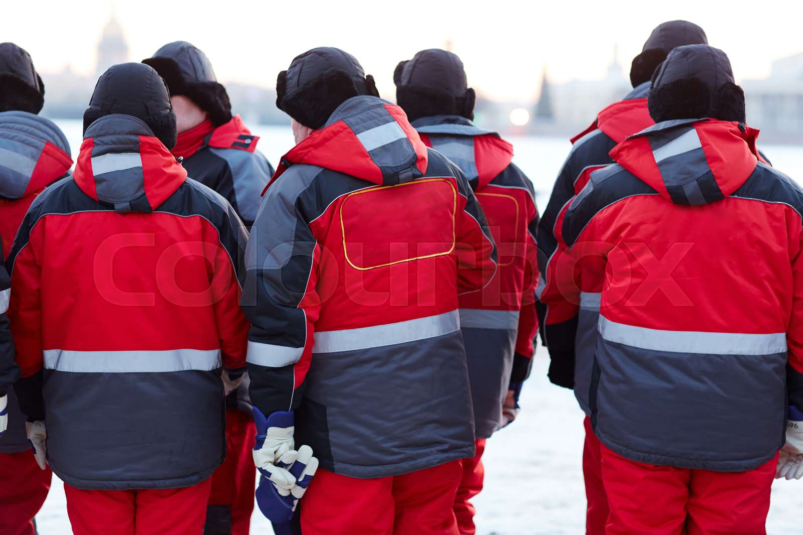 Professional emergency service workers | Stock image | Colourbox