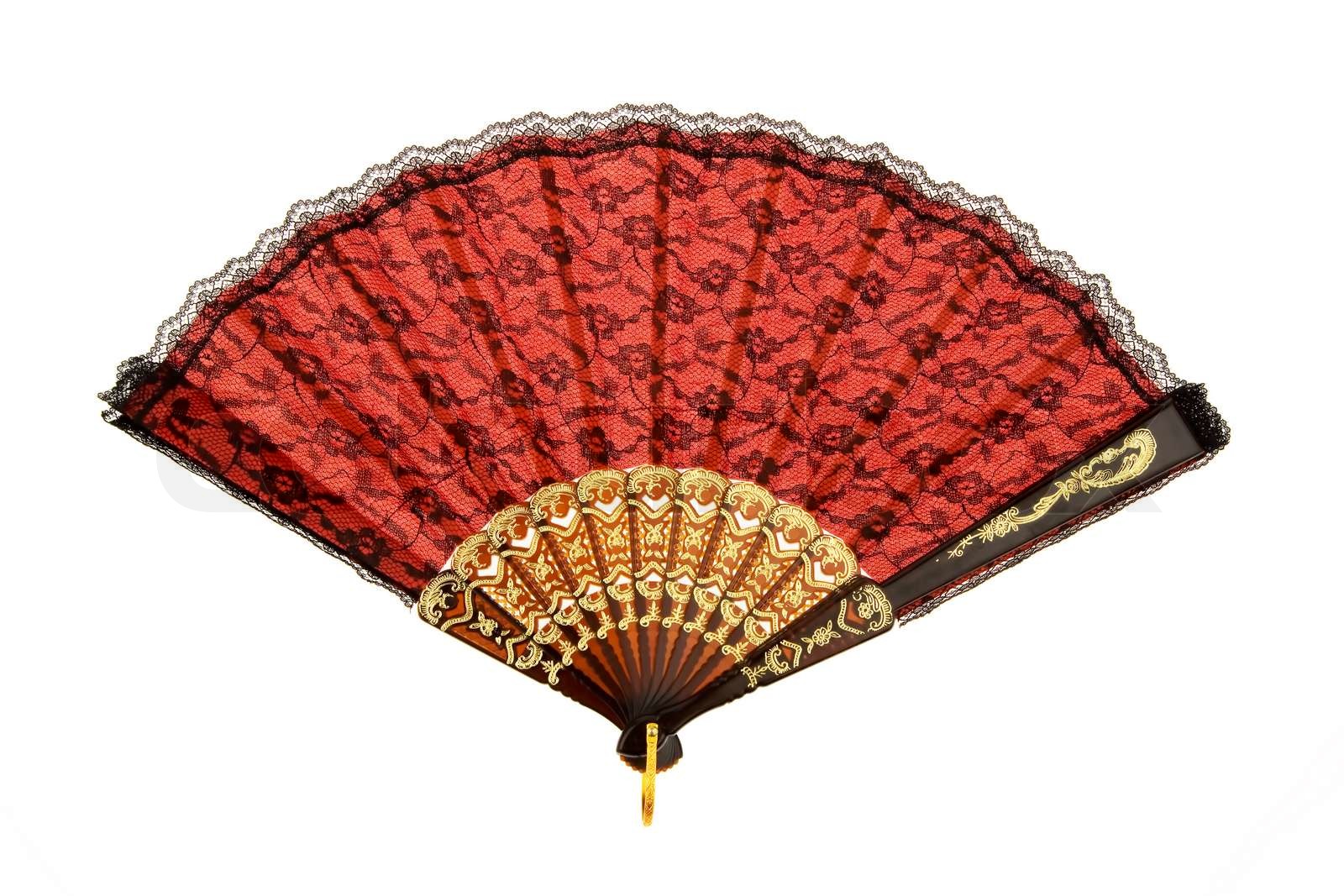 En vifte til afkøling i den varme sommer i Spanien | Stock foto | Colourbox