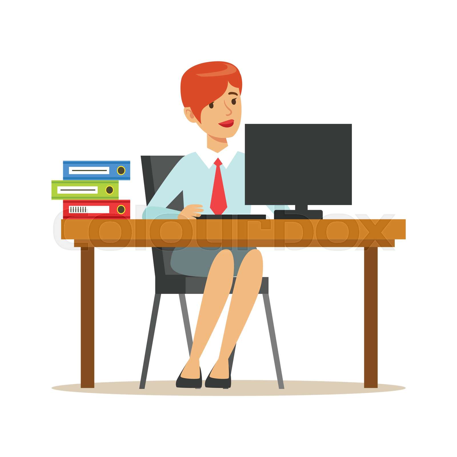 Computer Desk Clipart