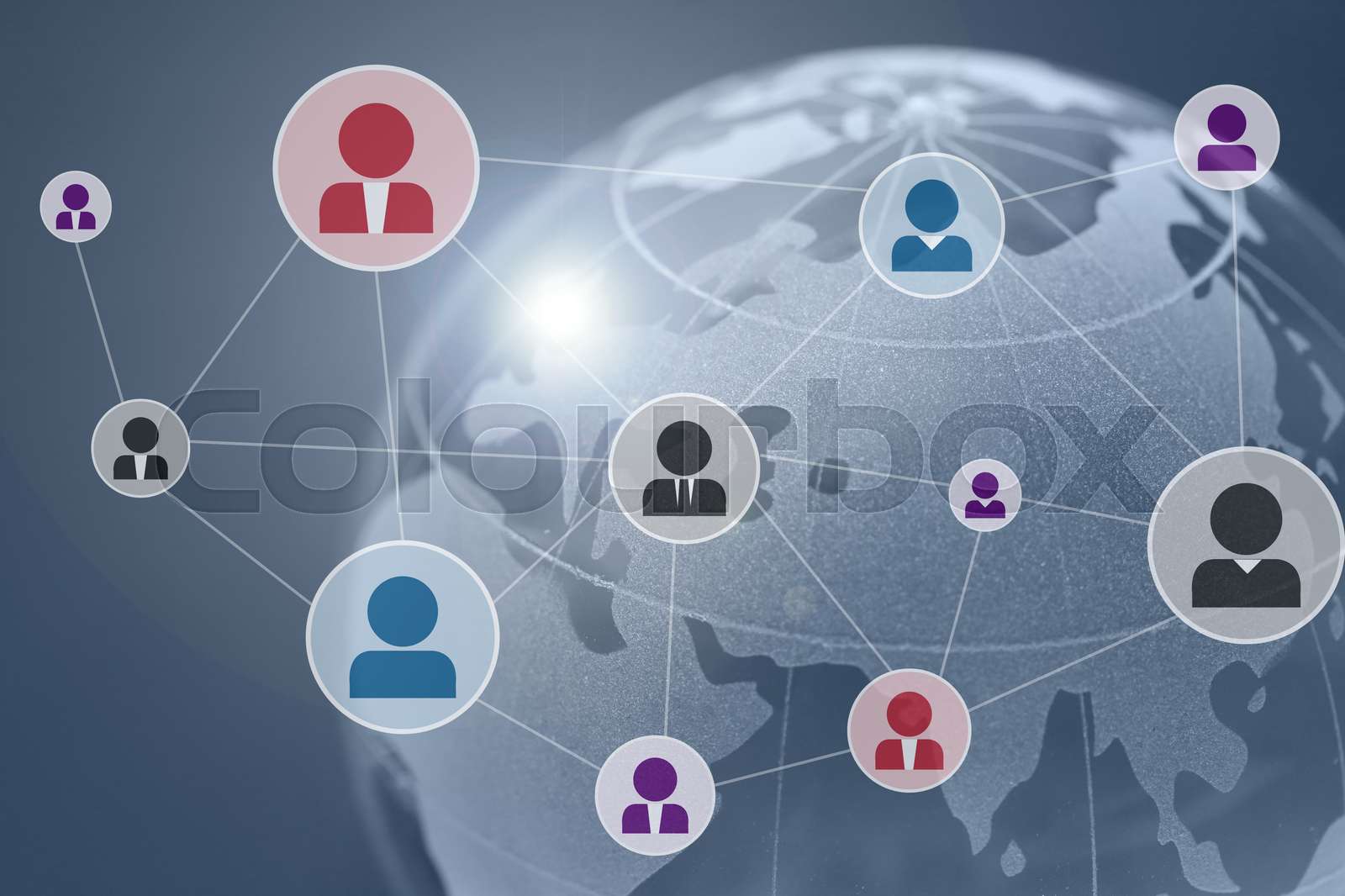 global digital connections | Stock image | Colourbox