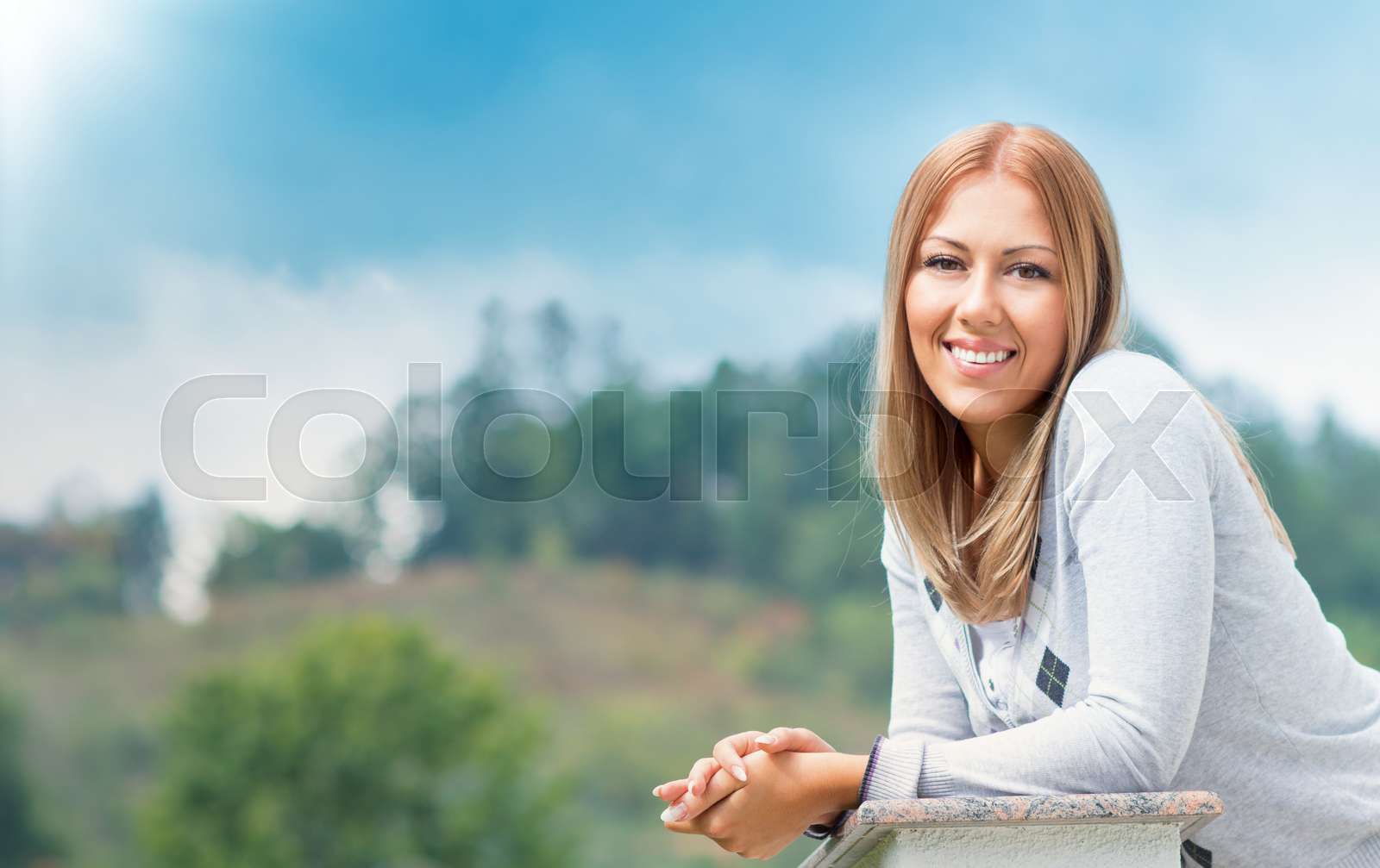 Happy girl | Stock image | Colourbox