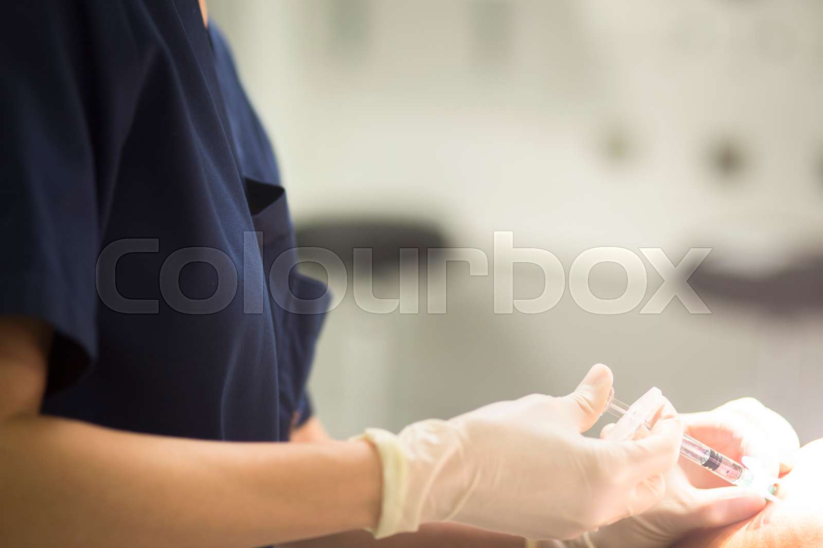 Anaesthetist and patient | Stock image | Colourbox