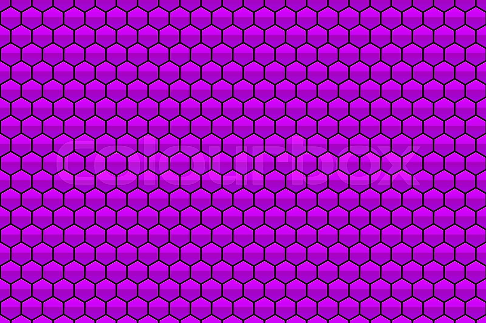 abstract purple honeycomb pattern background | Stock image | Colourbox