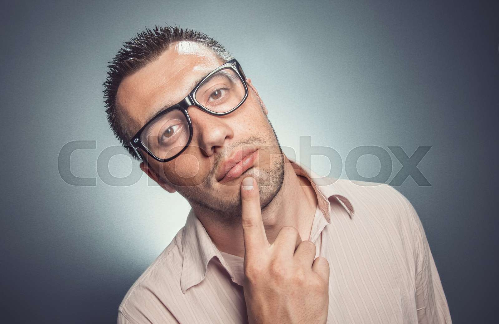Confused man | Stock image | Colourbox