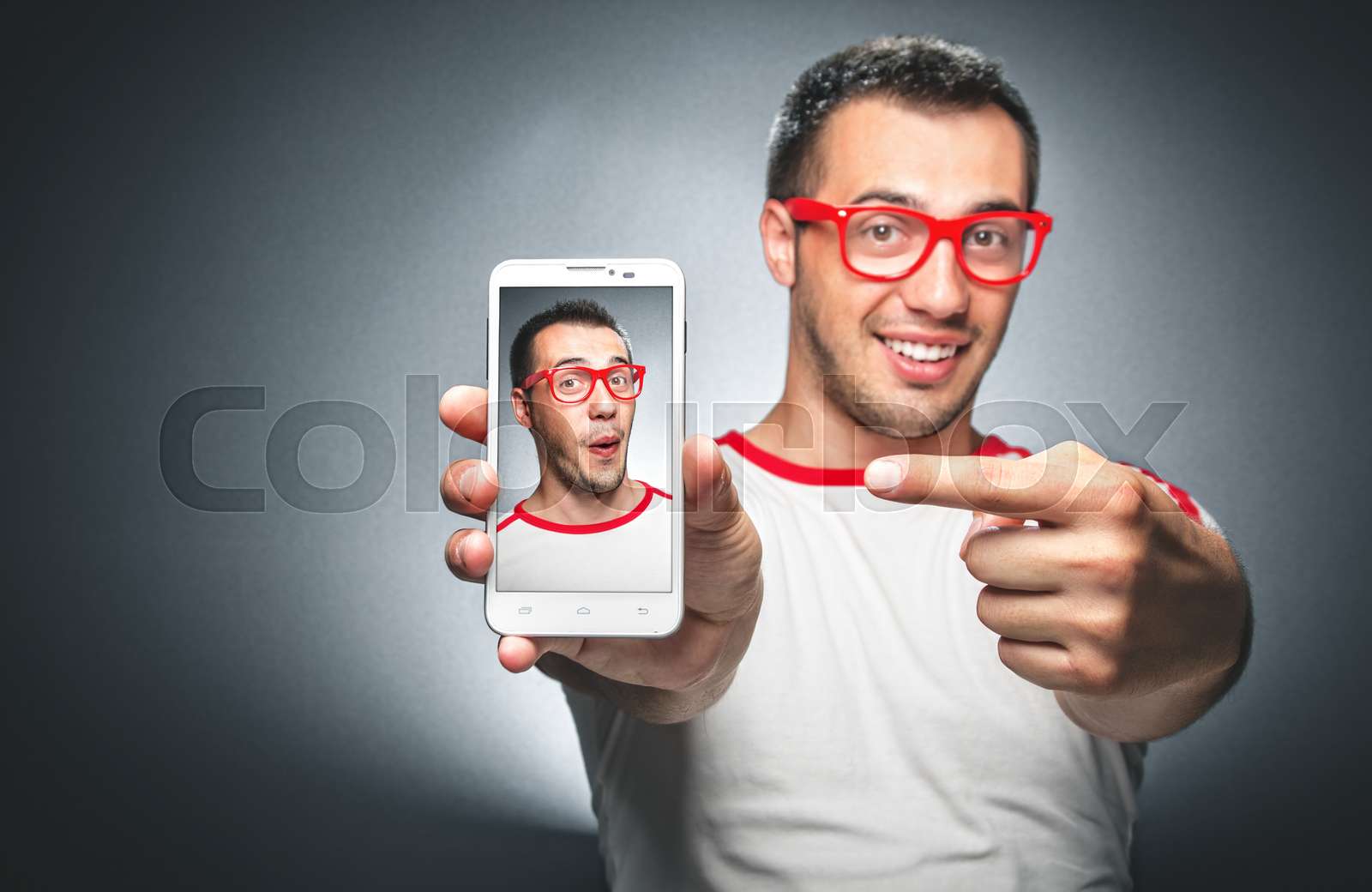 Selfie Stock Image Colourbox