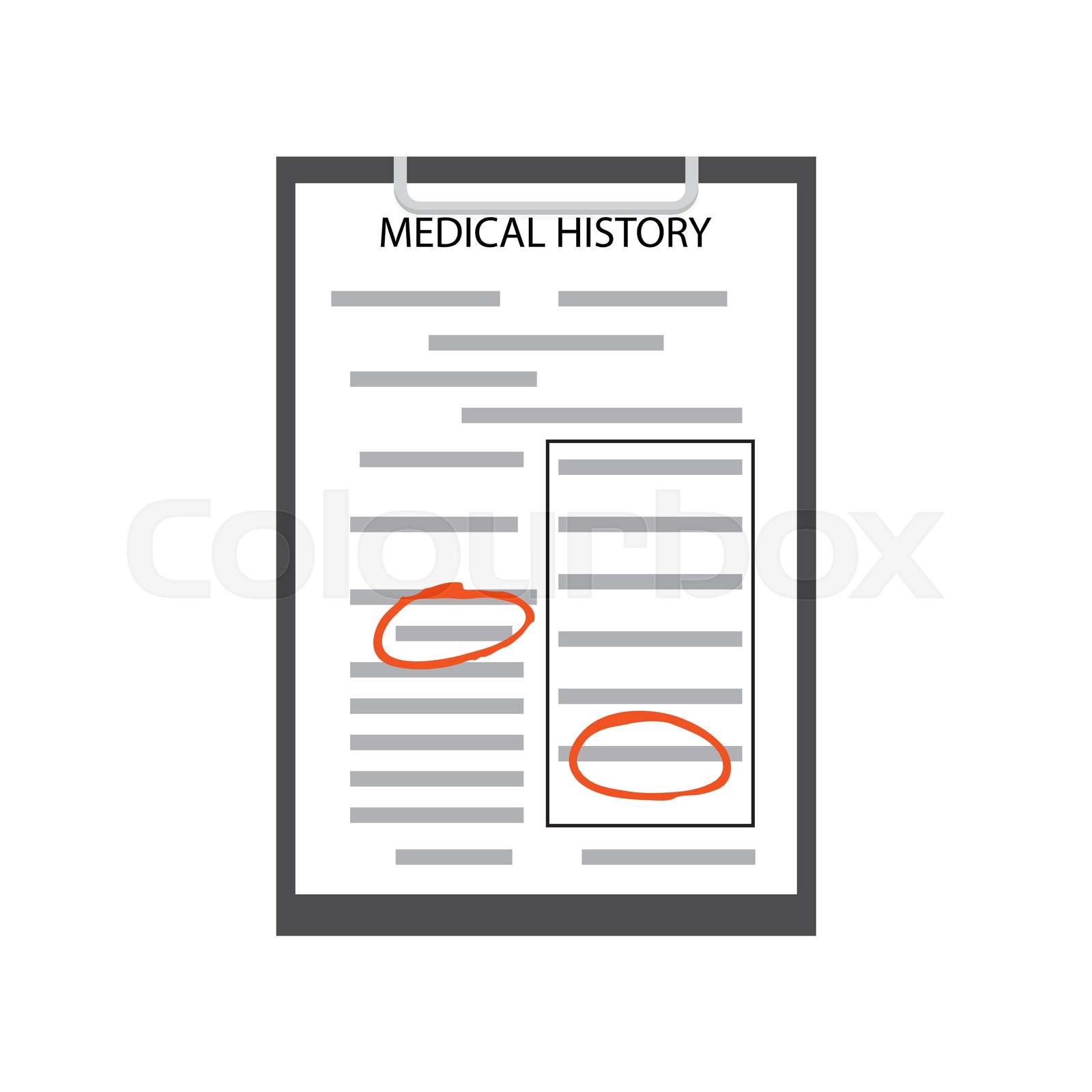 Medical History Vector Stock Vector Colourbox medical-history-vector-stock-vector-colourbox