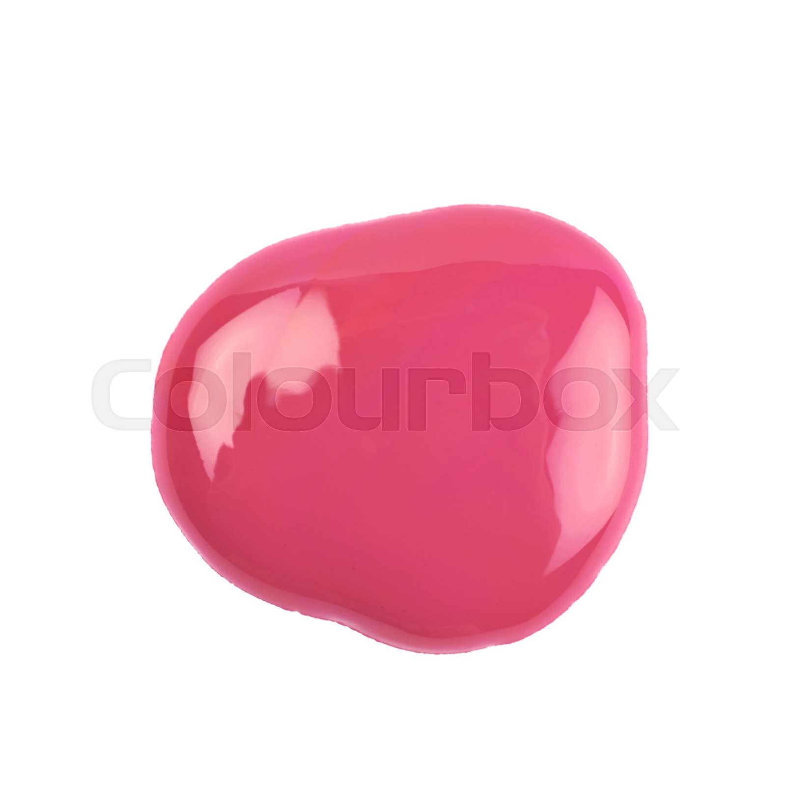 Puddle of paint isolated | Stock image | Colourbox