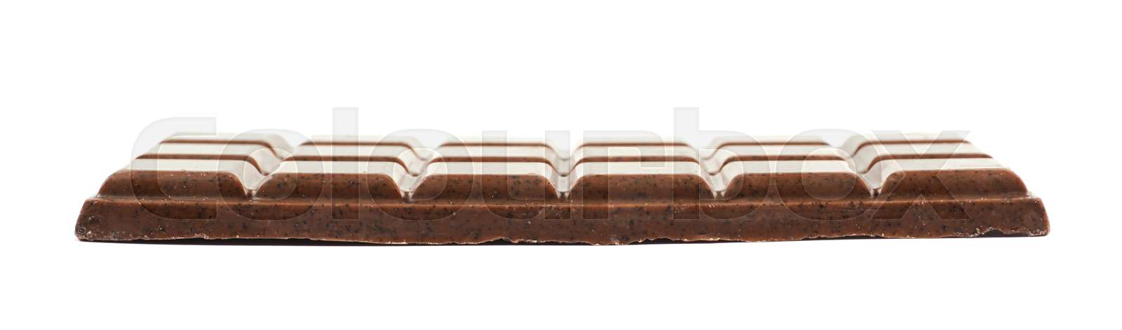 Single chocolate bar isolated | Stock image | Colourbox