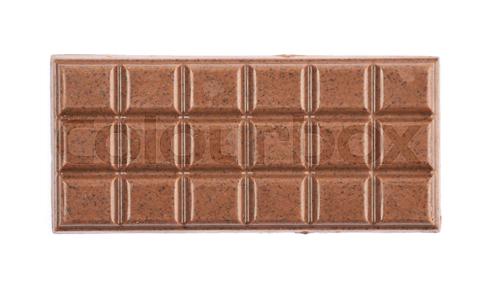 Single chocolate bar isolated | Stock image | Colourbox