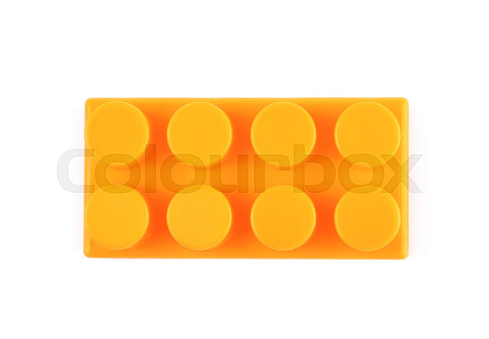 Single toy construction block isolated | Stock image | Colourbox