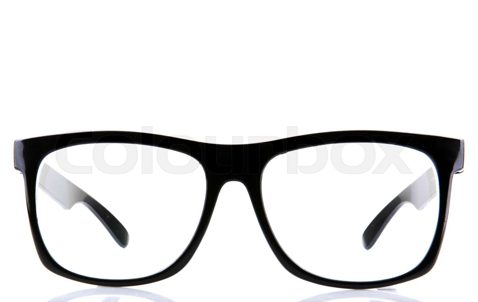 Eyeglasses with black rim | Stock image | Colourbox