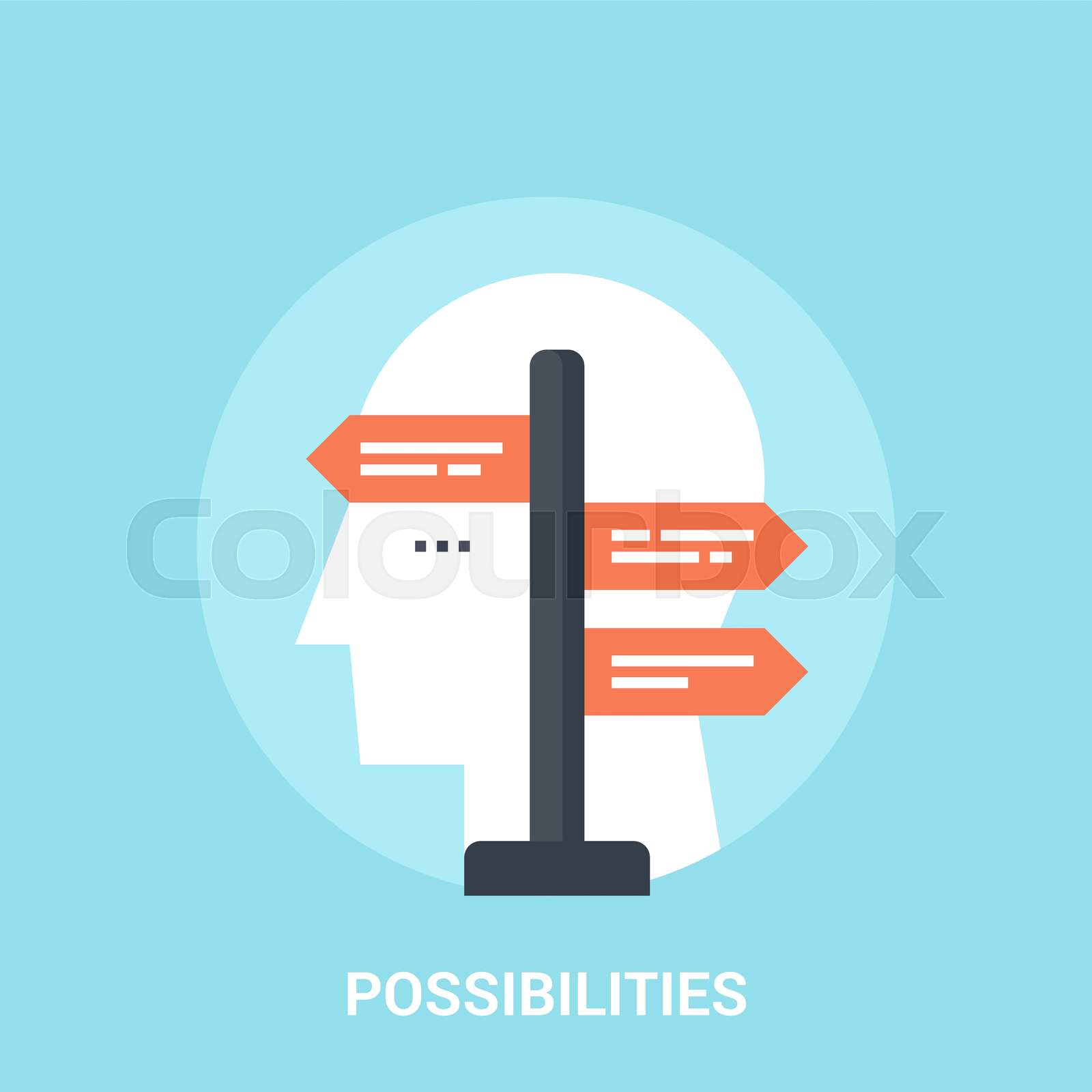 possibilities icon concept | Stock vector | Colourbox