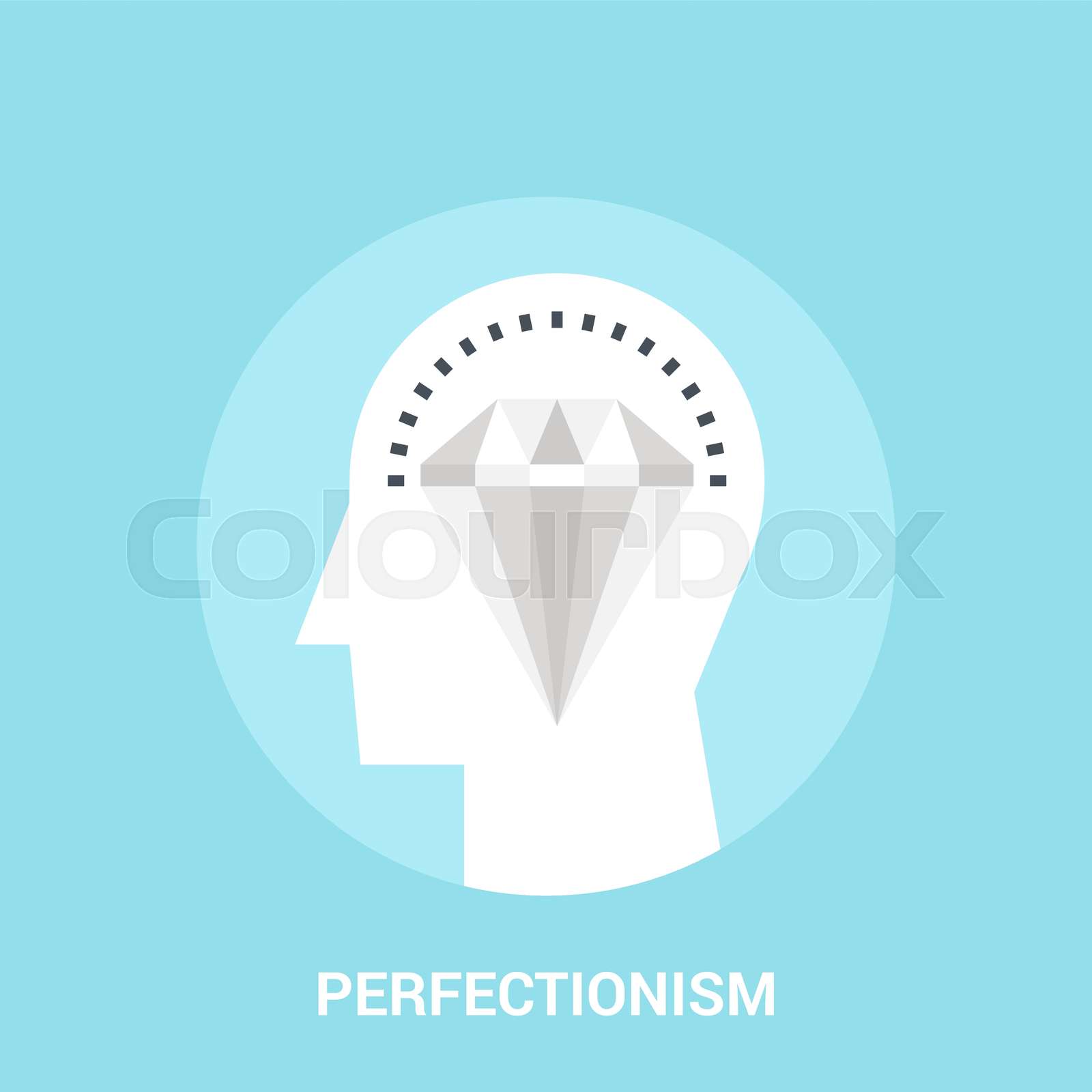 perfectionism icon concept | Stock vector | Colourbox