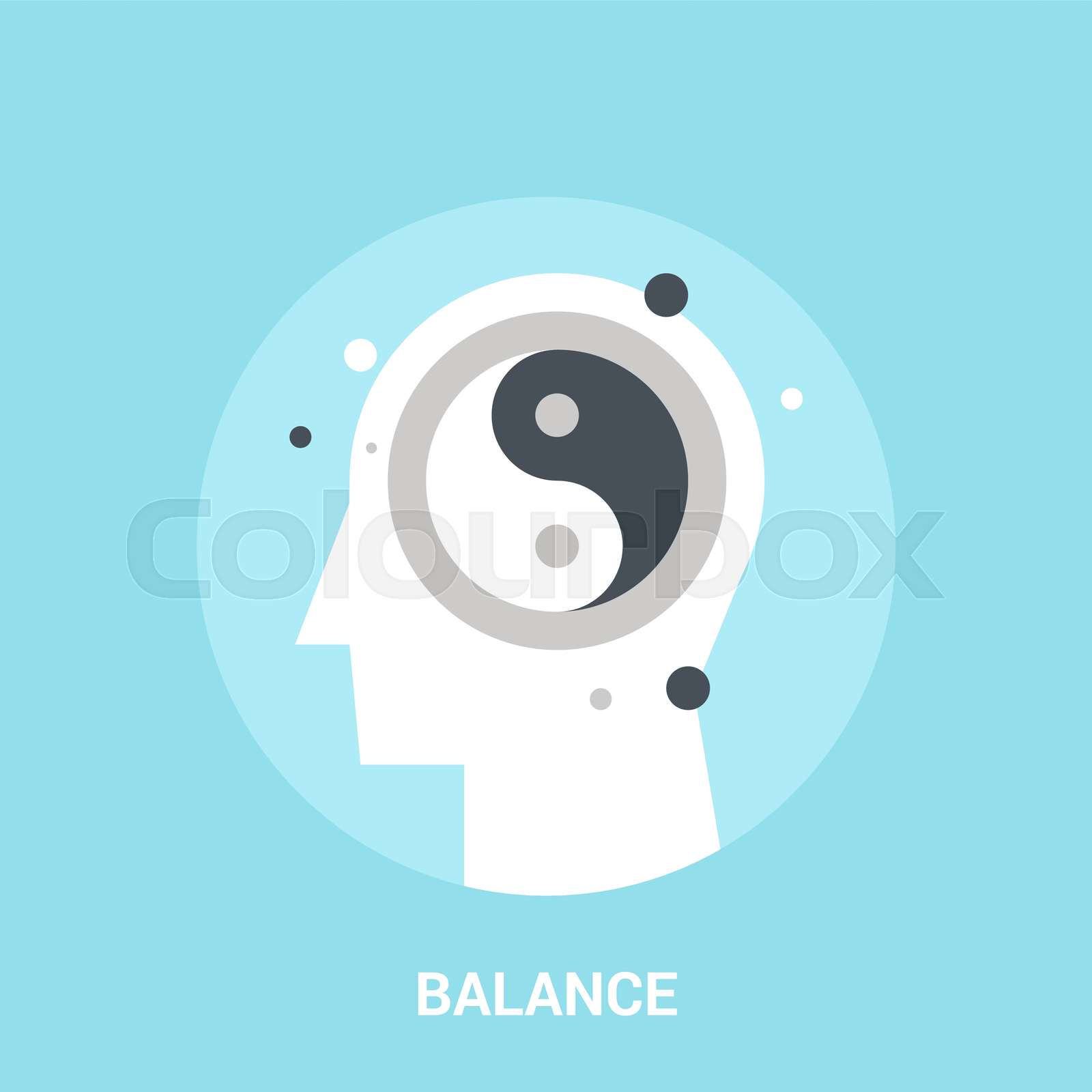 balance icon concept | Stock vector | Colourbox