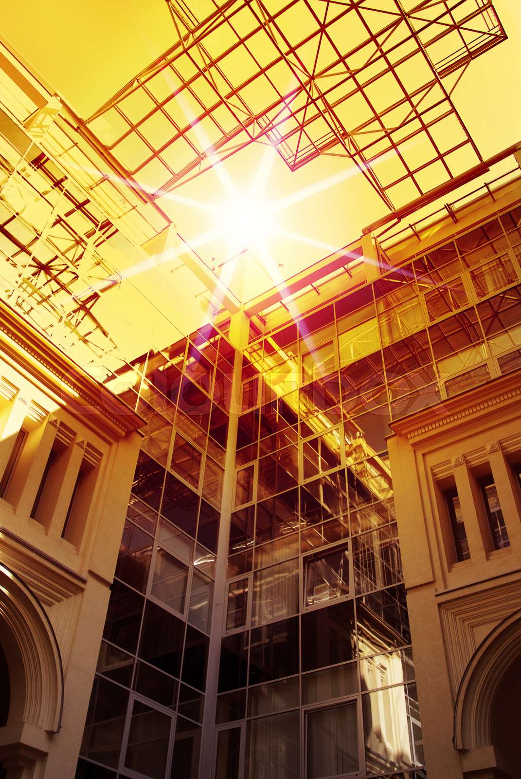 Modern building at sun day | Stock image | Colourbox