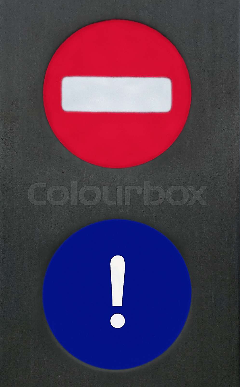 Achtung Zutritt verboten | Stock Bild | Colourbox