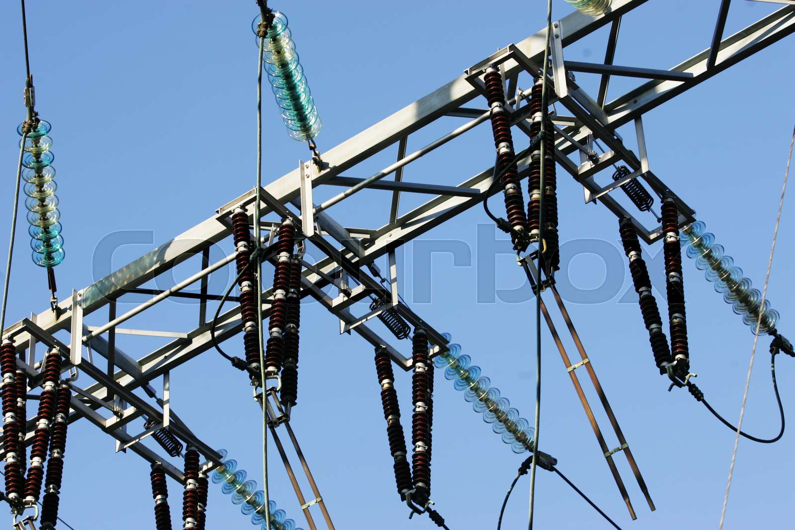Electricity Mast | Stock image | Colourbox