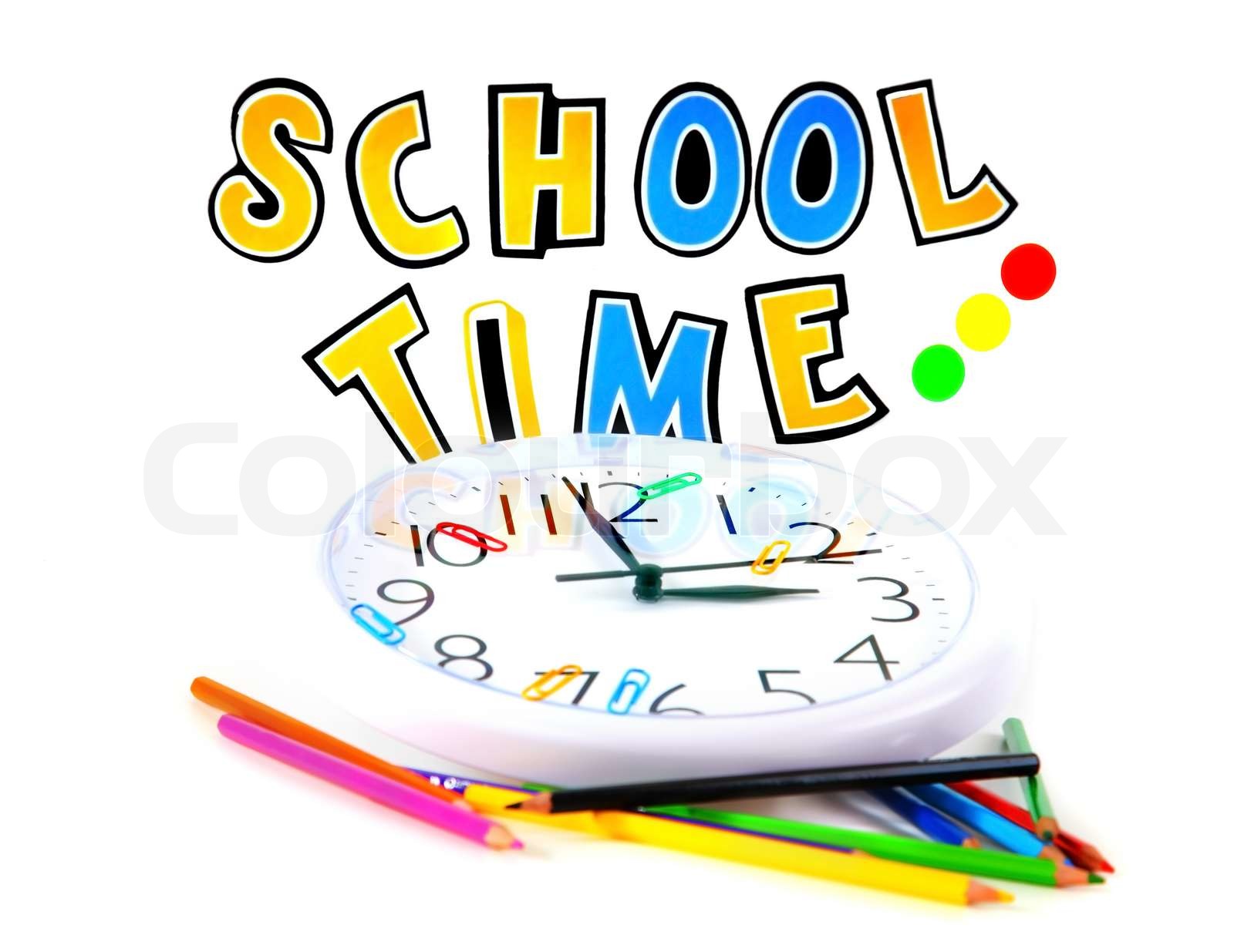 Skole tid konceptuelle billede af uddannelse og viden | Stock foto ...