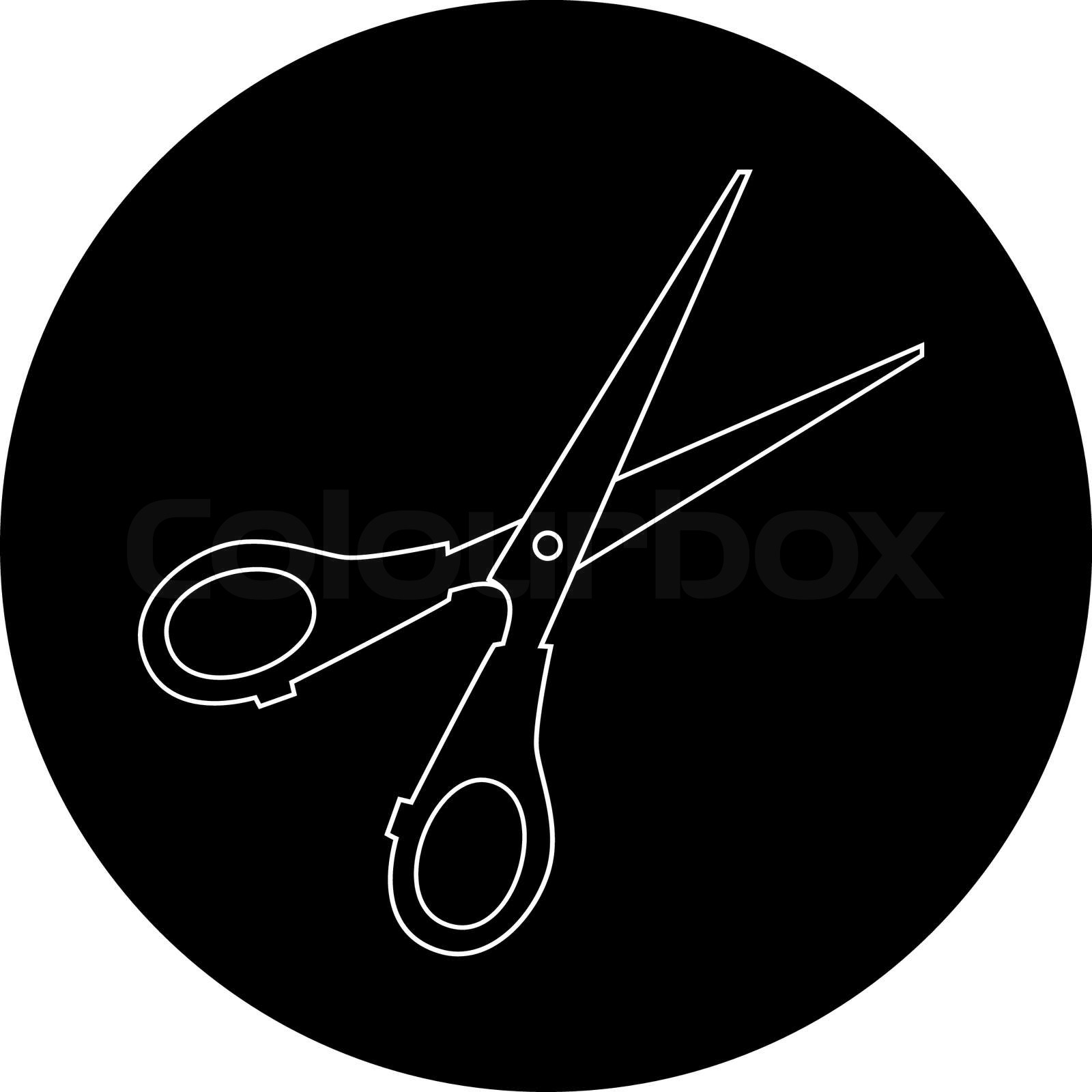 vektor ikon af sakse Alle lag er grupperet | Stock vektor | Colourbox