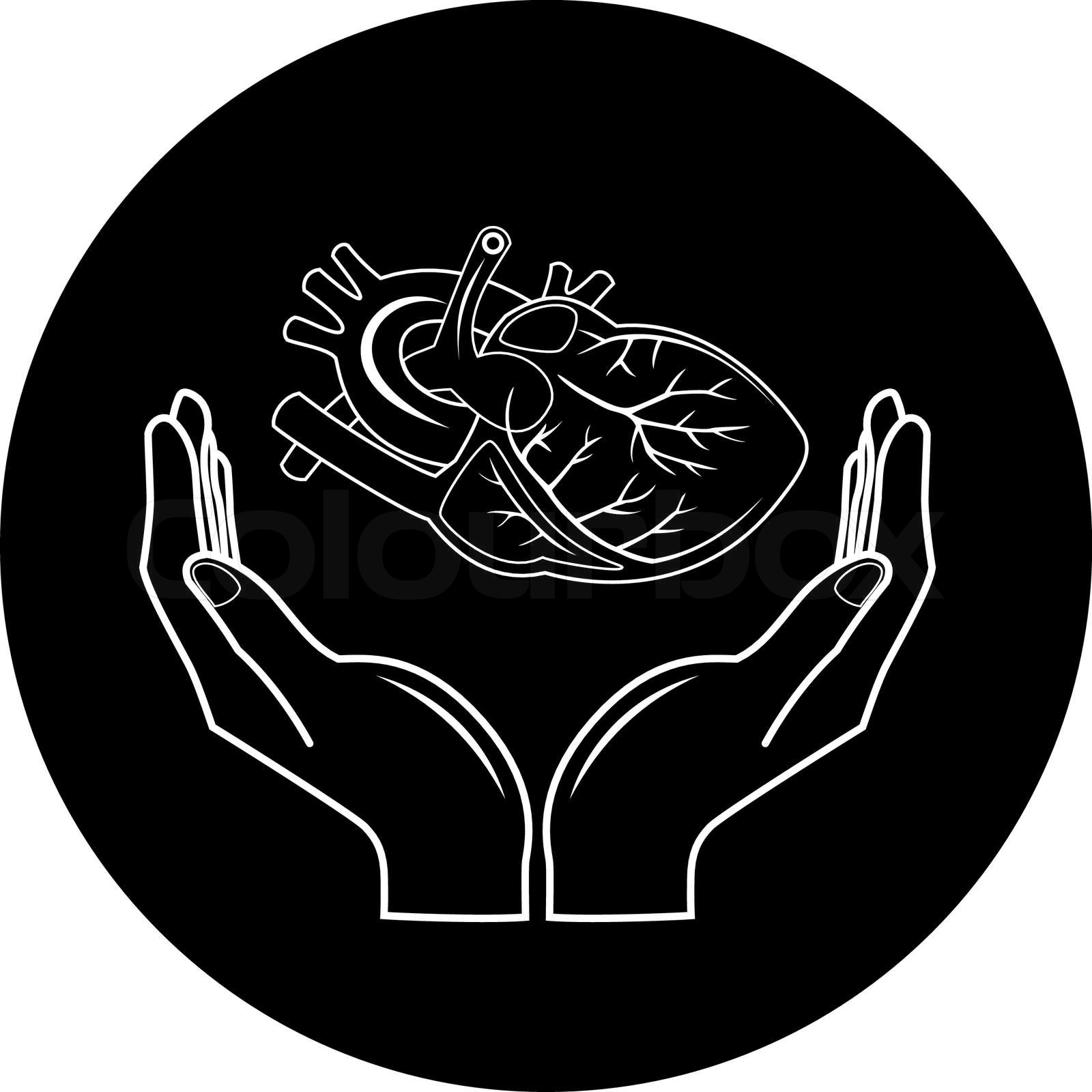 Protection of heart | Stock vector | Colourbox