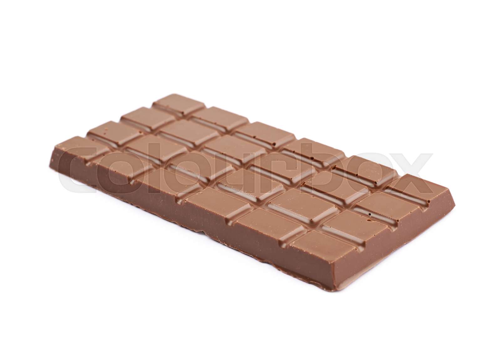 Single chocolate bar isolated | Stock image | Colourbox