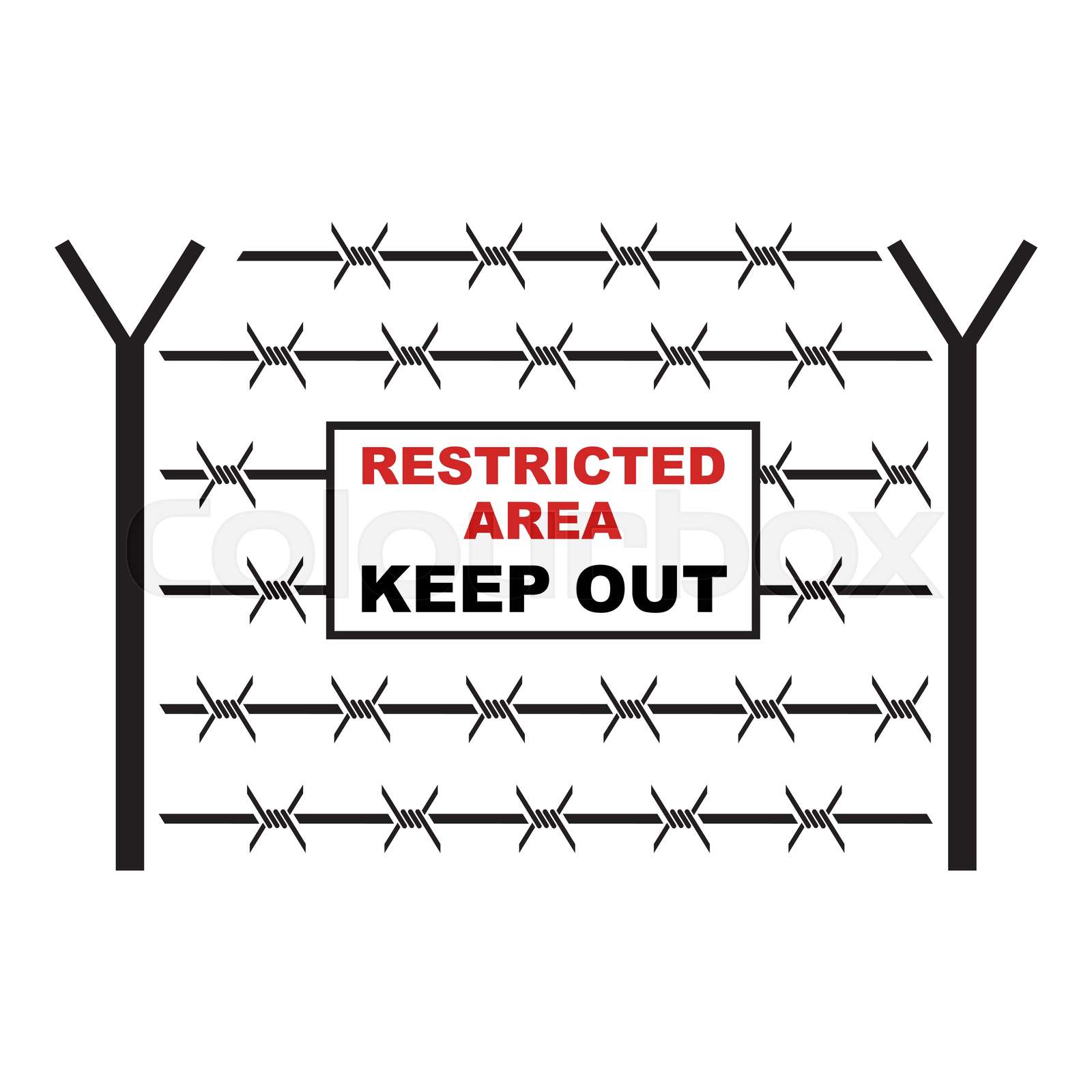 begrenzt, bereich, icon | Stock-Vektor | Colourbox