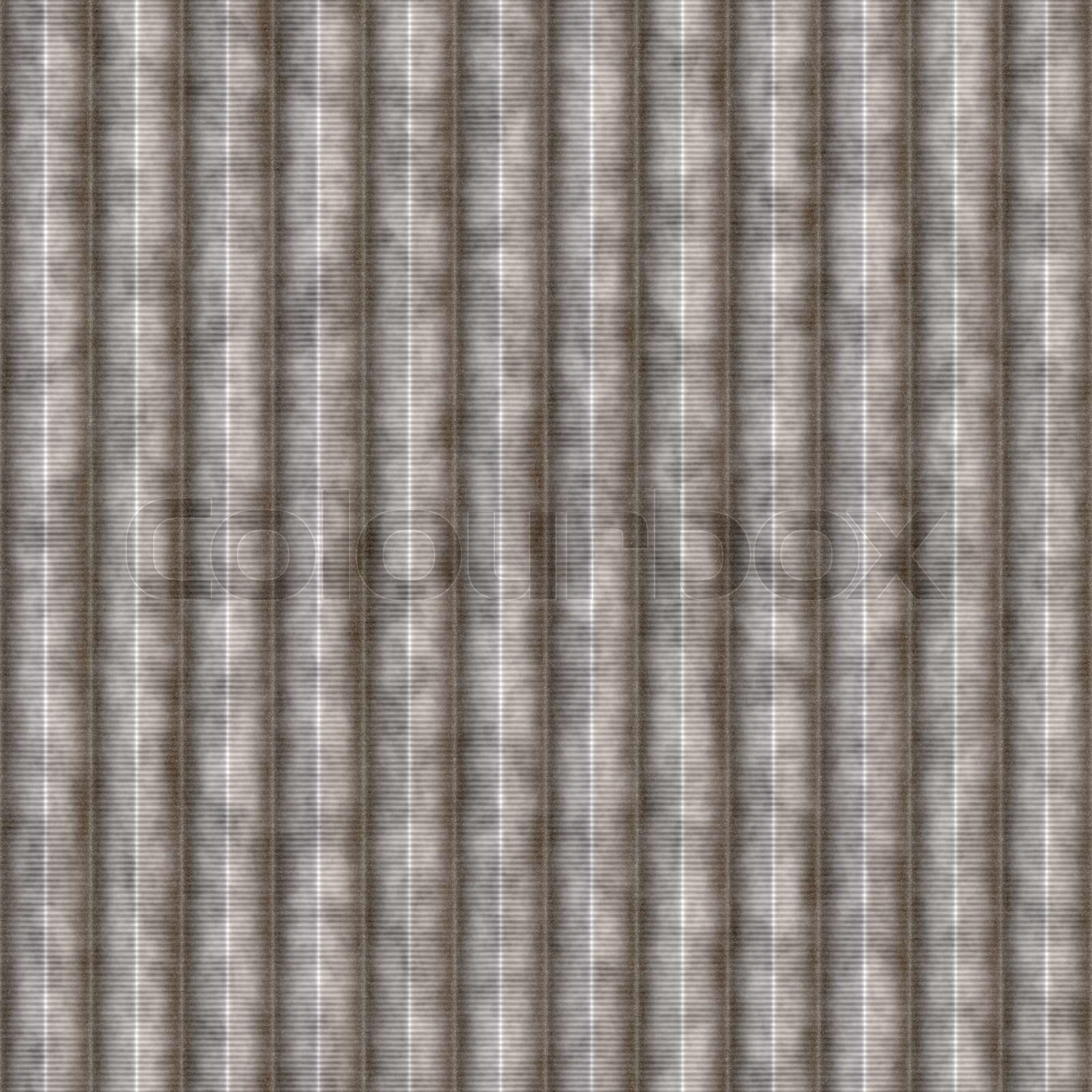 Galvanized steel texture with ridges that tiles seamlessly as a pattern ...