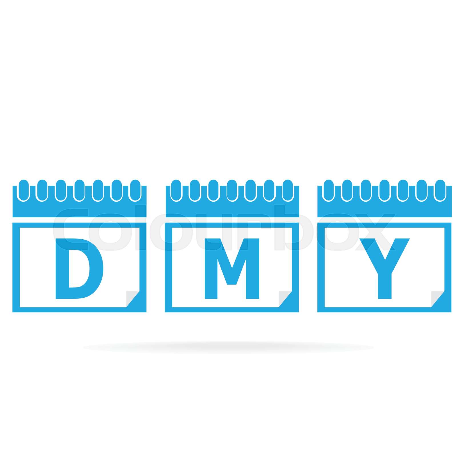 Calendar icon. day, month, year icon | Stock vector | Colourbox