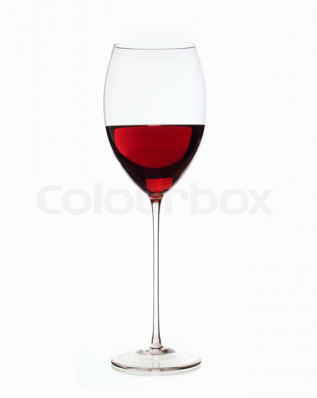 Rotwein im Glas | Stock Bild | Colourbox