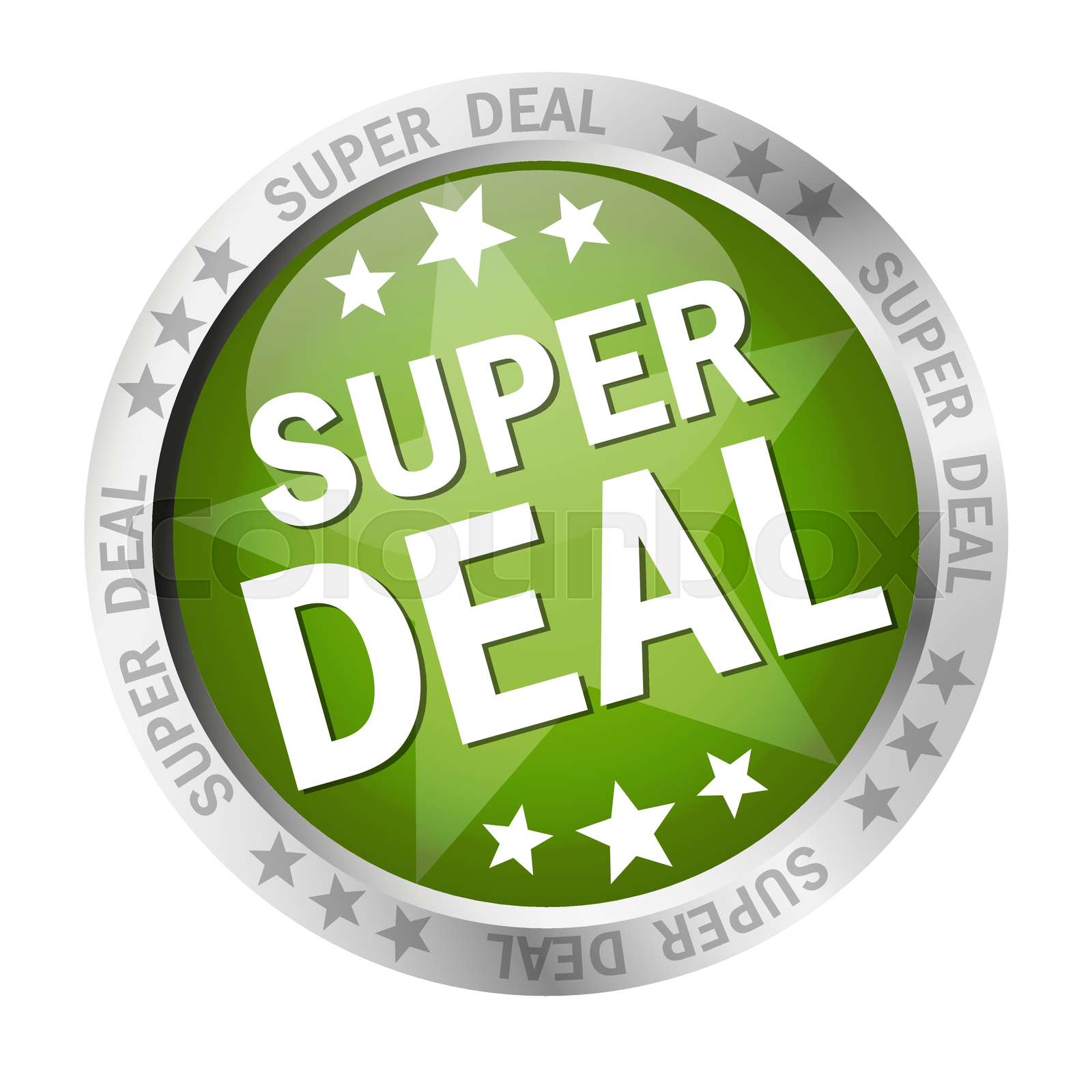 Button Super Deal | Stock vector | Colourbox