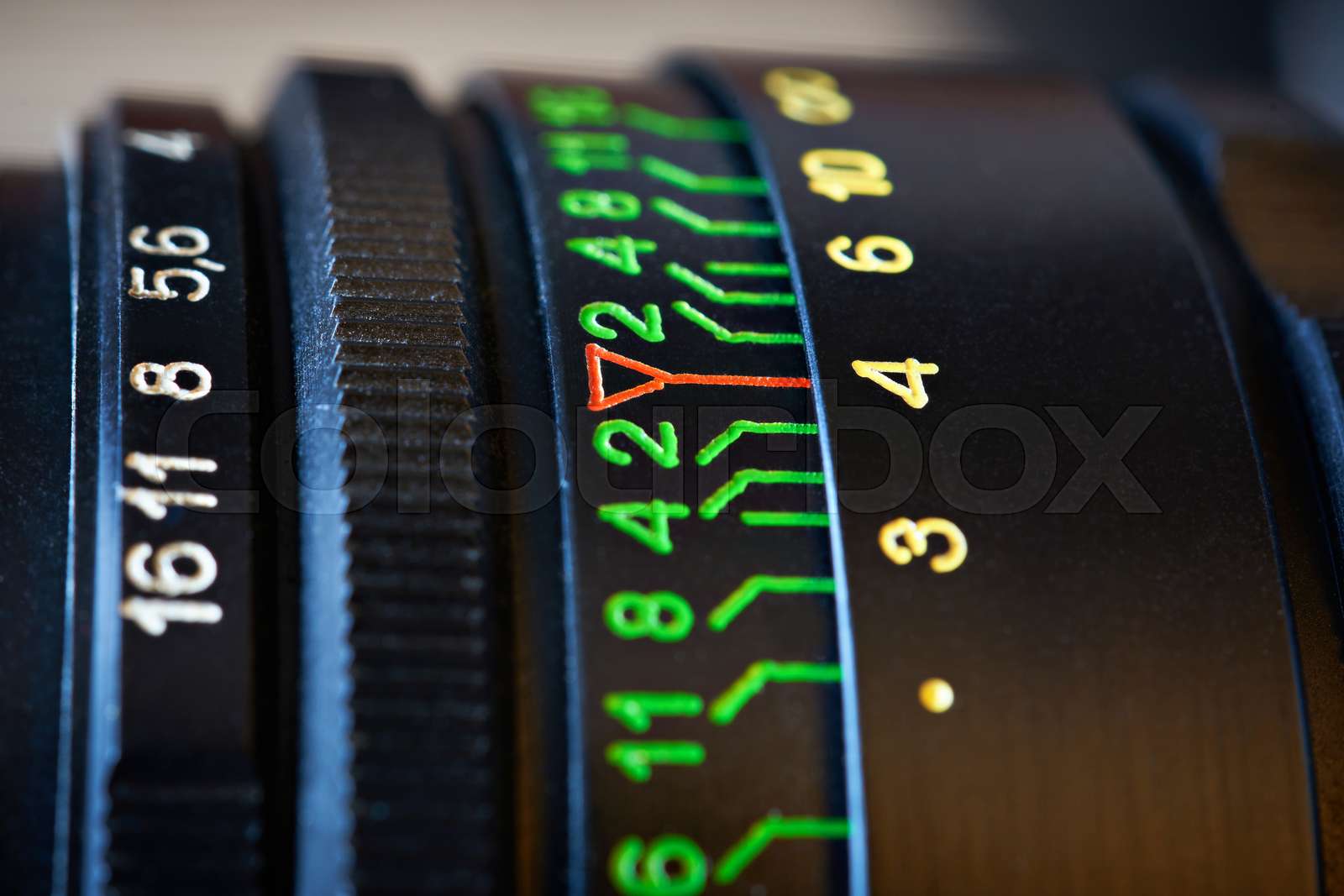 Retro photo camera lens | Stock image | Colourbox