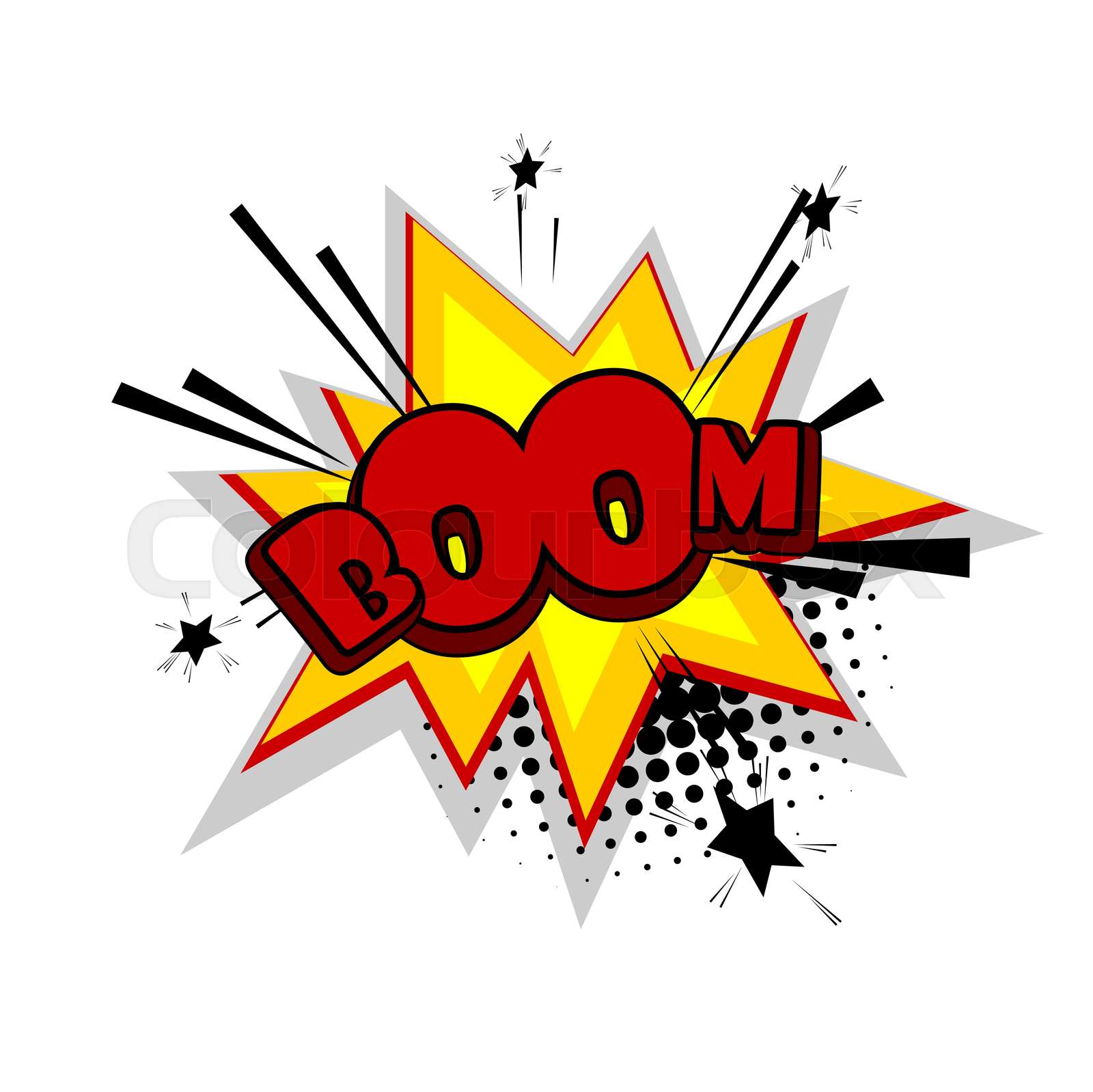 Comic text boom | Stock vector | Colourbox