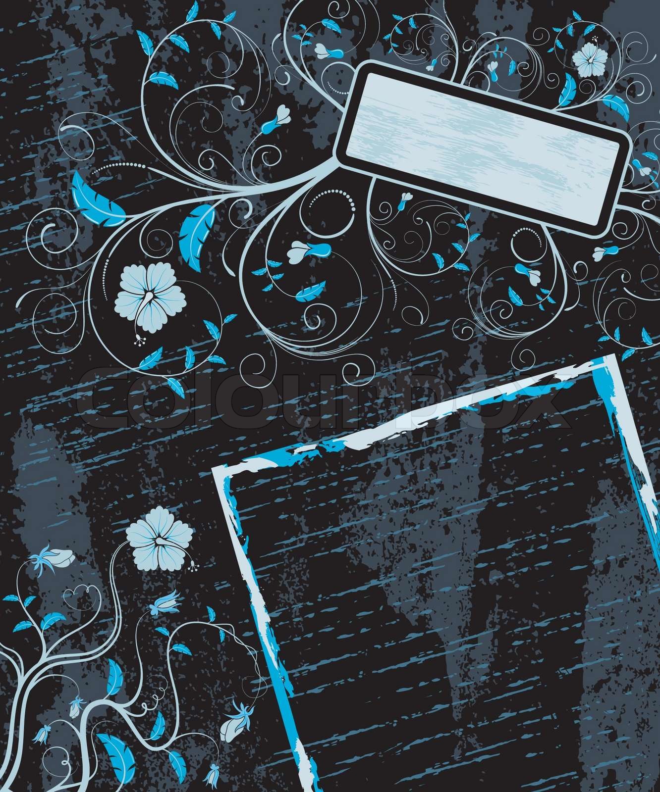 blade, tegning, ramme | Stock vektor | Colourbox