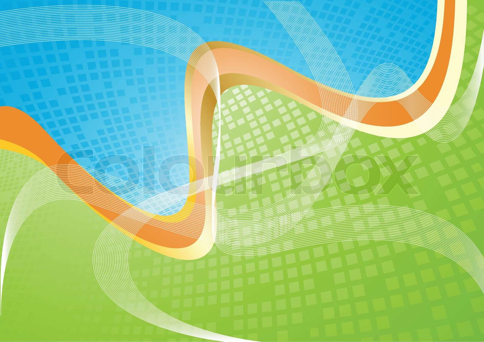 Vector abstract tech template clip-art | Stock vector | Colourbox