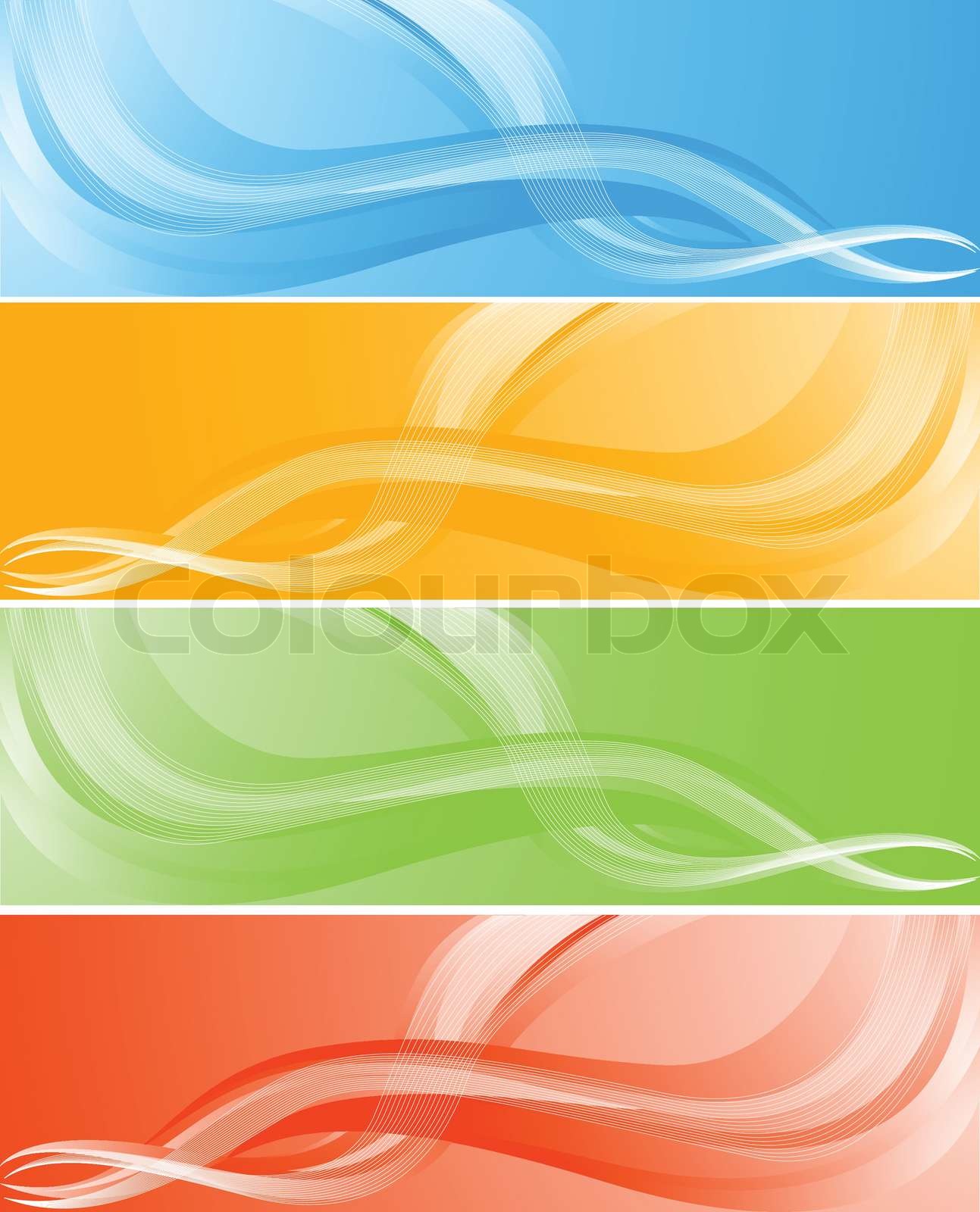 Vector wave Banner Clip-Art | Stock-Vektor | Colourbox